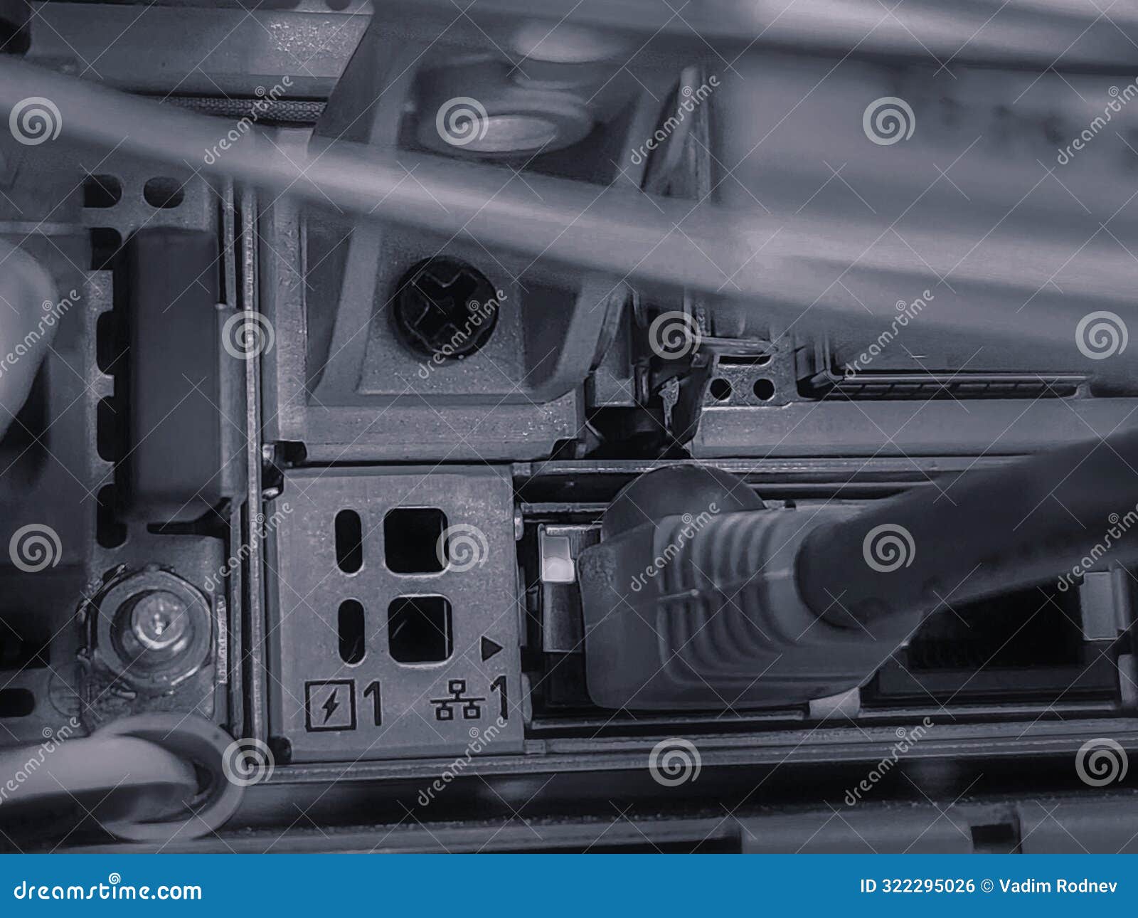 Network Connection Technology with Network Switch Router, Ethernet ...