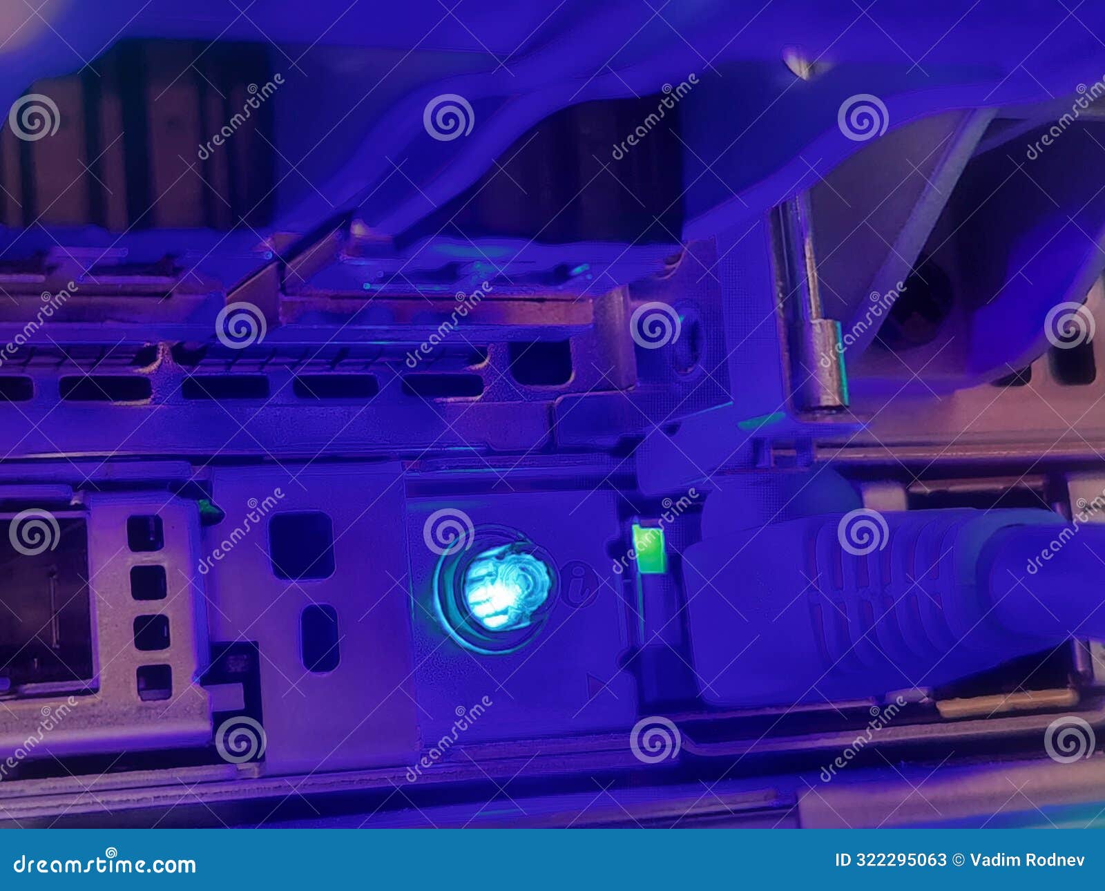 Network Connection Technology with Network Switch Router, Ethernet ...