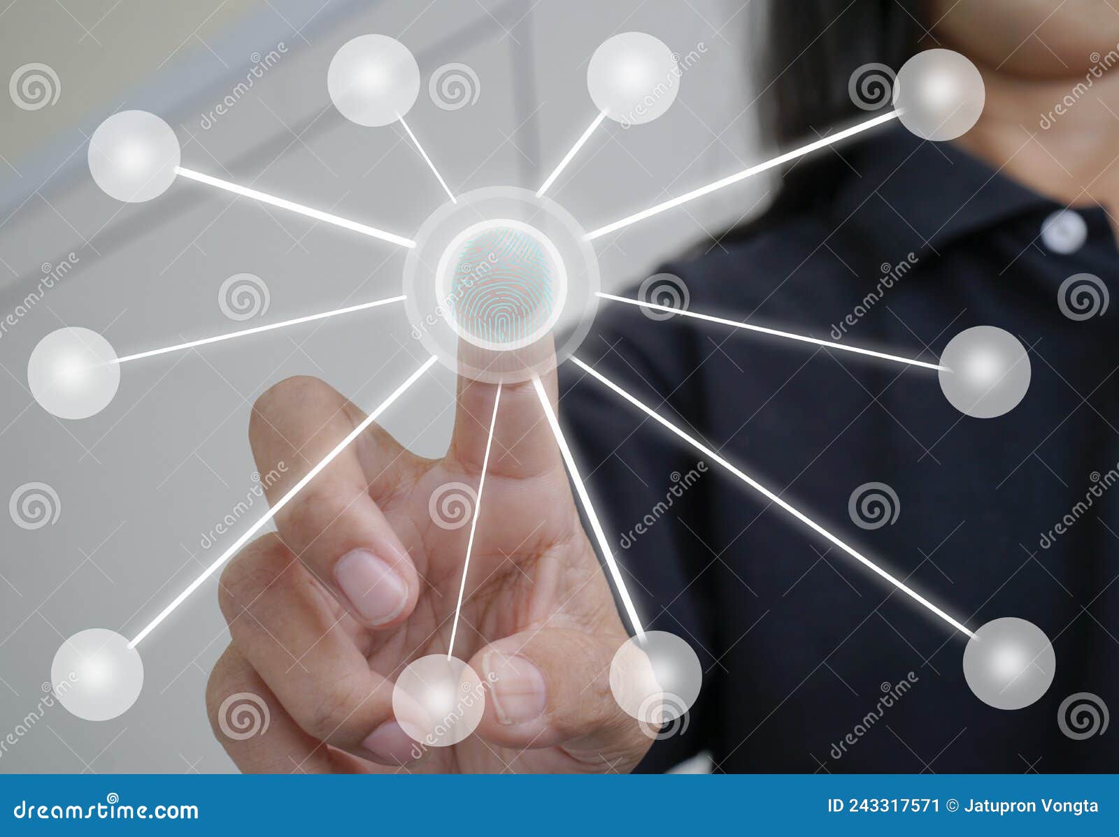 Network Connection, Touching Modular Network Connections Symbol Royalty ...