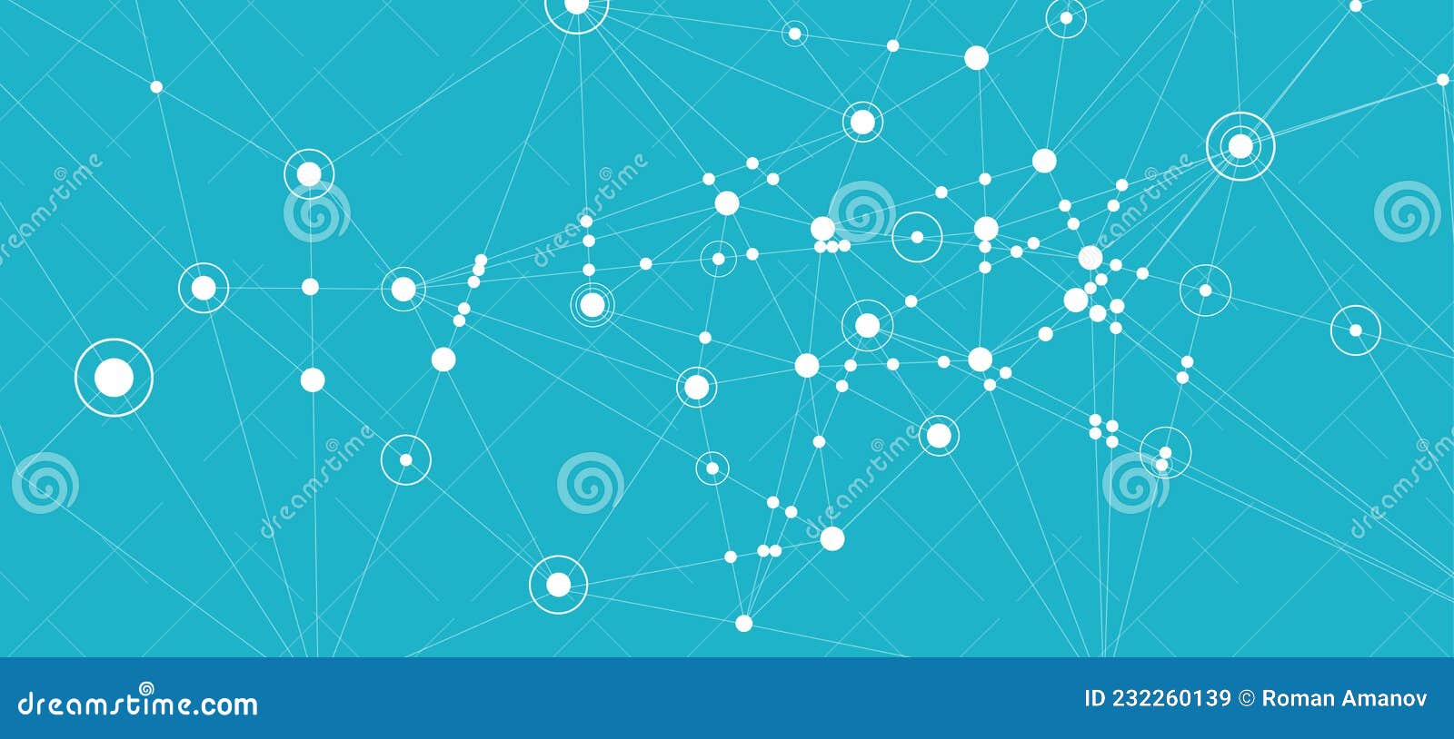 Network Connection Vector Background. Stock Vector - Illustration of ...