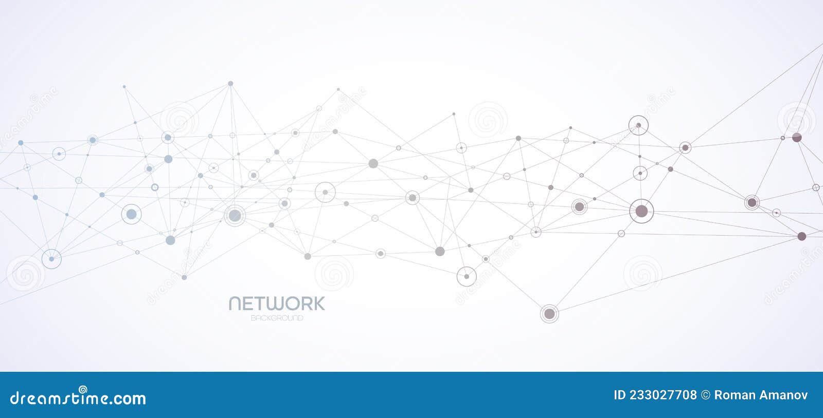 Network Connection Vector Background. Stock Vector - Illustration of ...