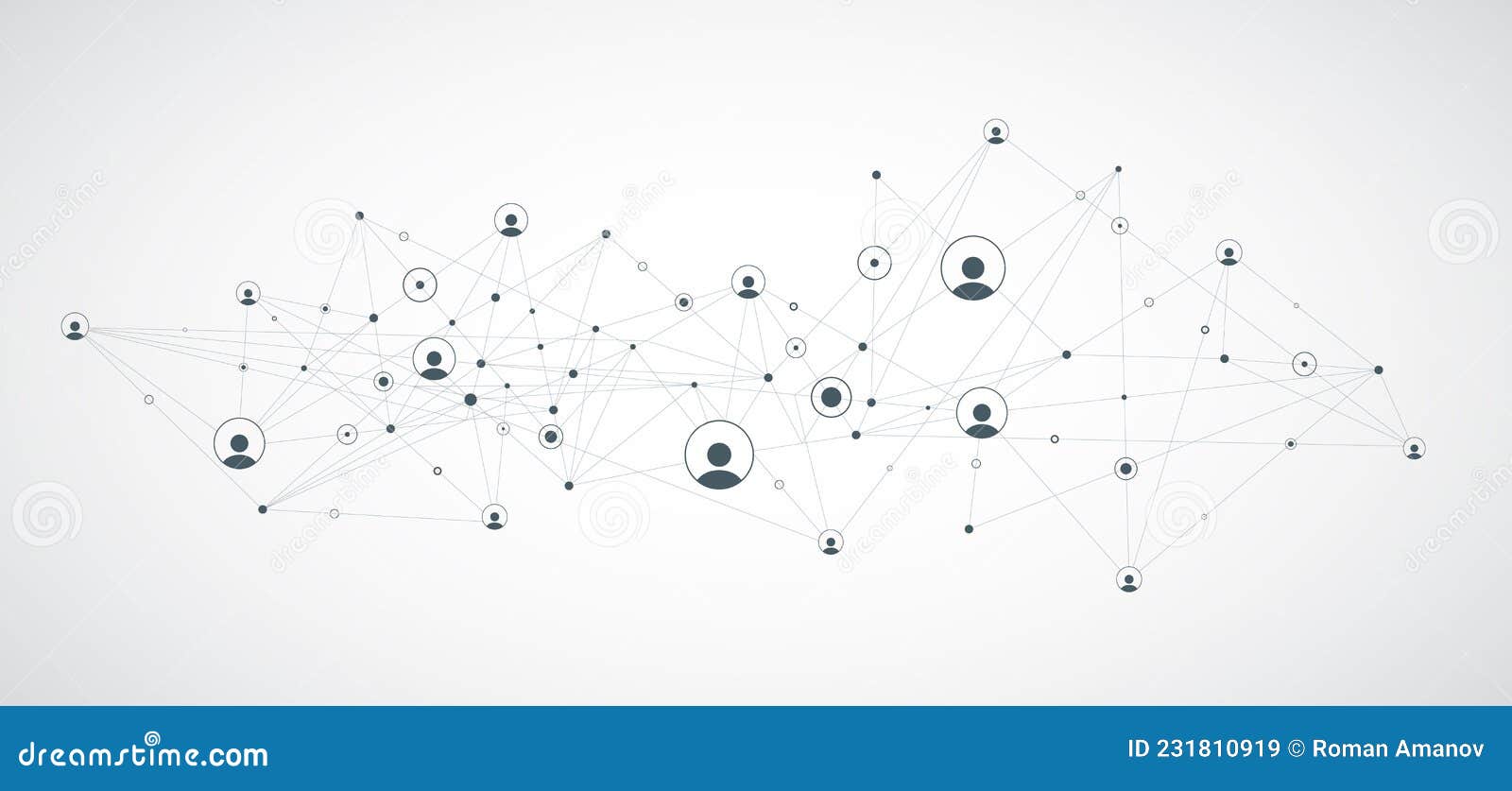 Network Connection Vector Background. Stock Vector - Illustration of ...