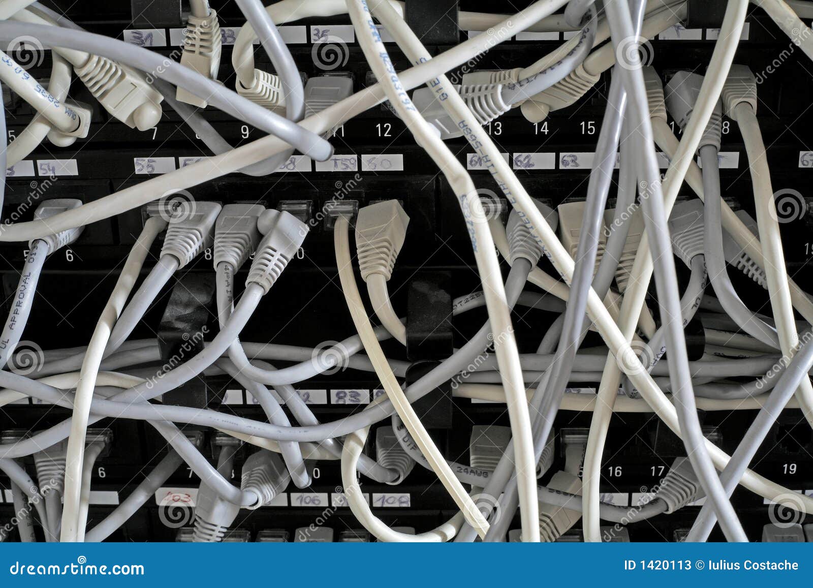 Network Connections stock image. Image of cross, fibre - 1420113