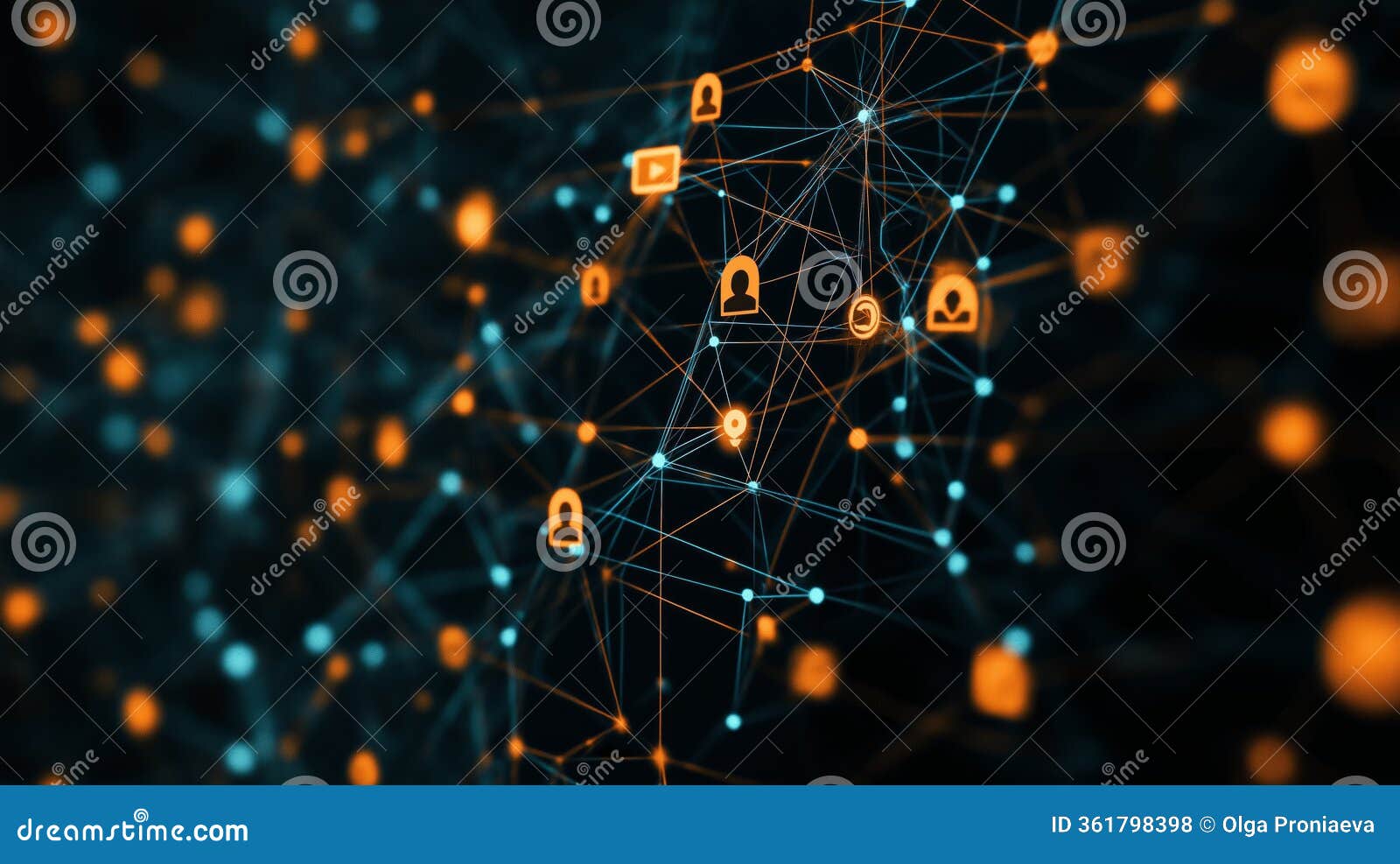 Network Connections with Digital Nodes and Communication Symbols in ...