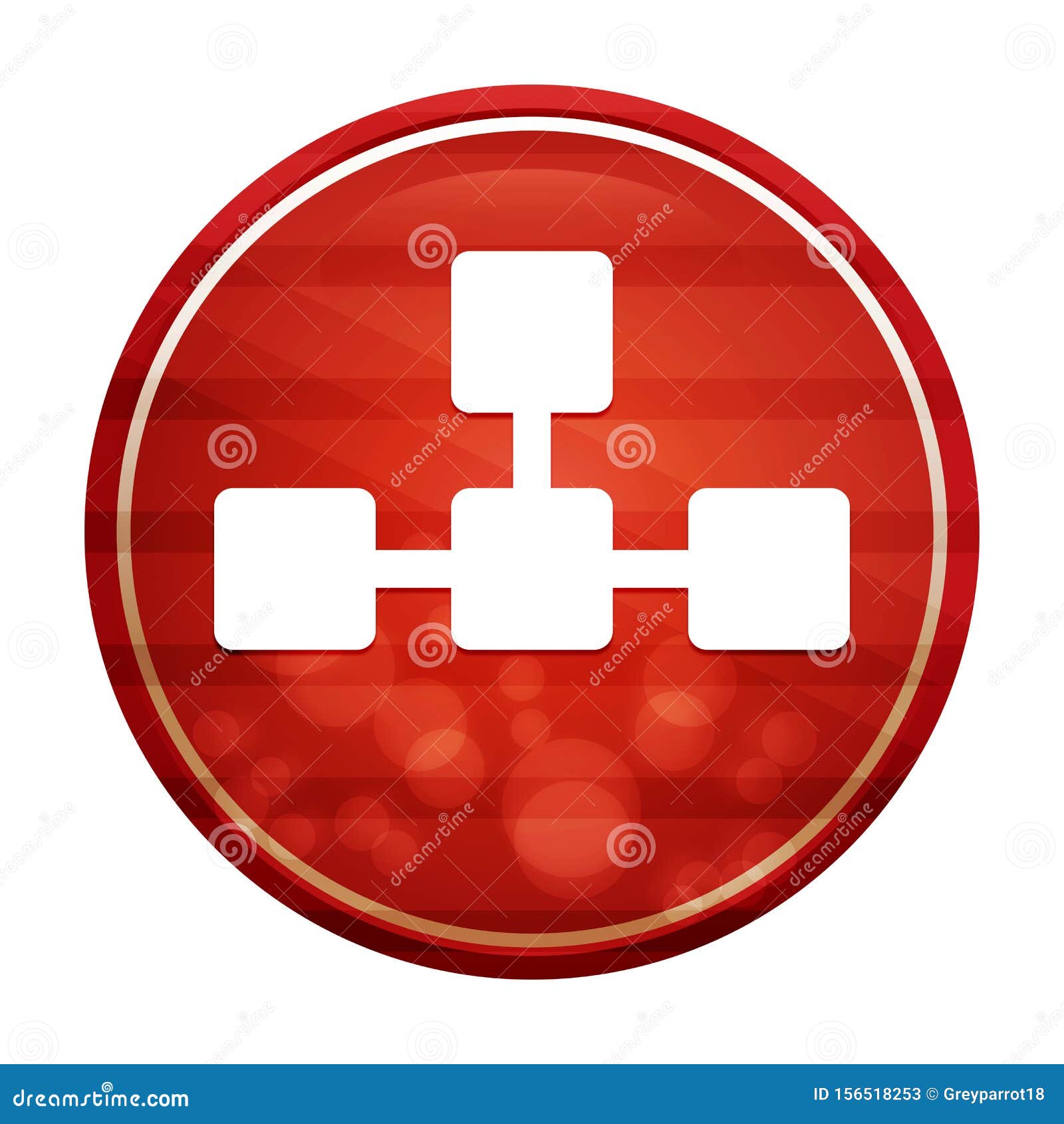 Network Connections Icon Realistic Diagonal Motion Red Round Button ...