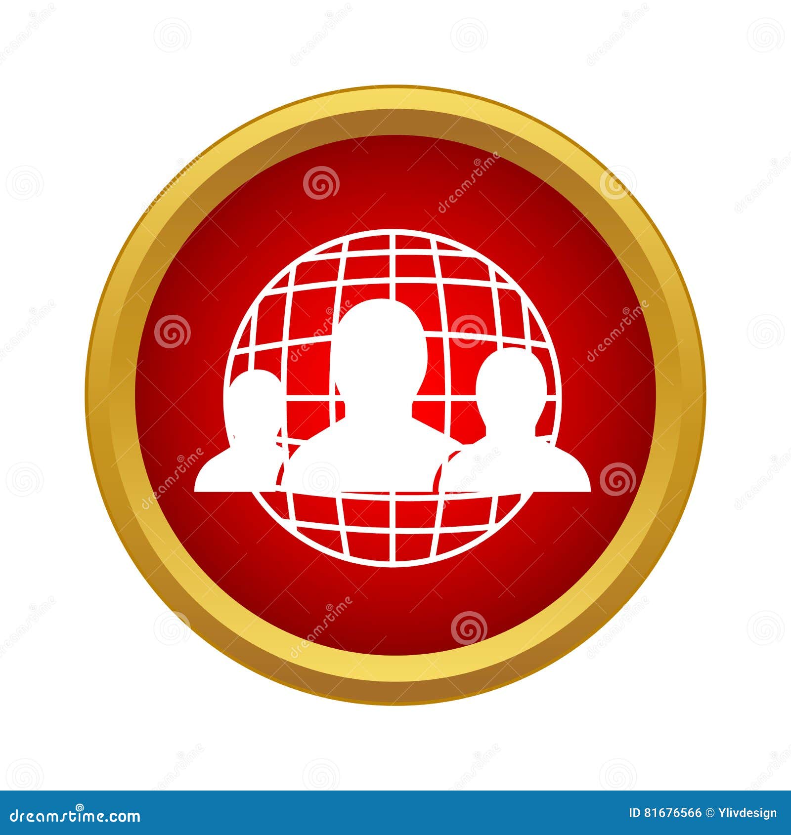 Network Connections between People Icon Stock Vector - Illustration of ...