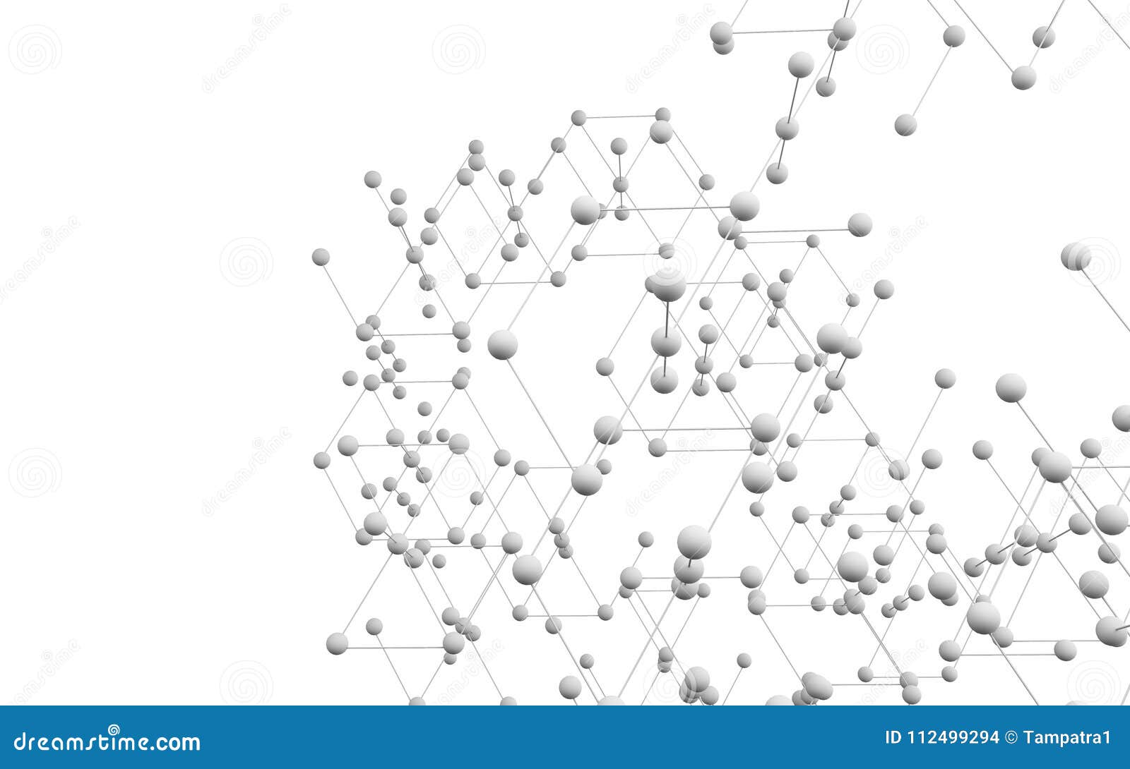 Network Connections with Points and Lines on White Background Stock ...