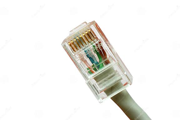 Network Connector - Isolated Stock Photo - Image of pair, connections ...