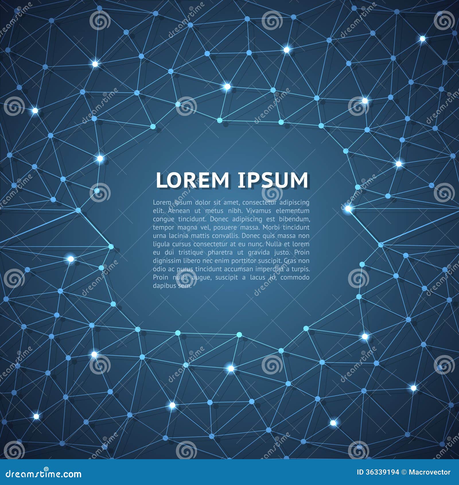 Network cover template stock vector. Illustration of presentation ...