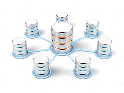 Network database stock illustration. Illustration of background - 28697371