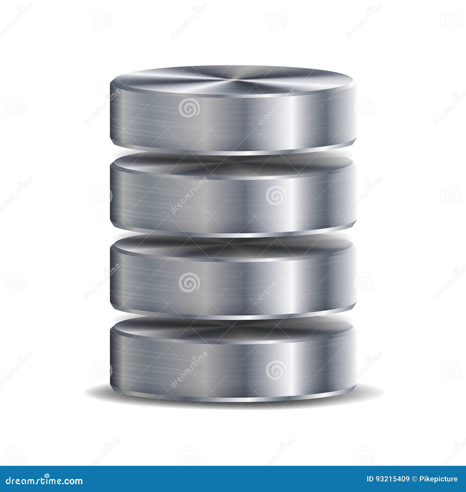 Network Database Disc Icon Vector. Highly Detailed Illustration of ...