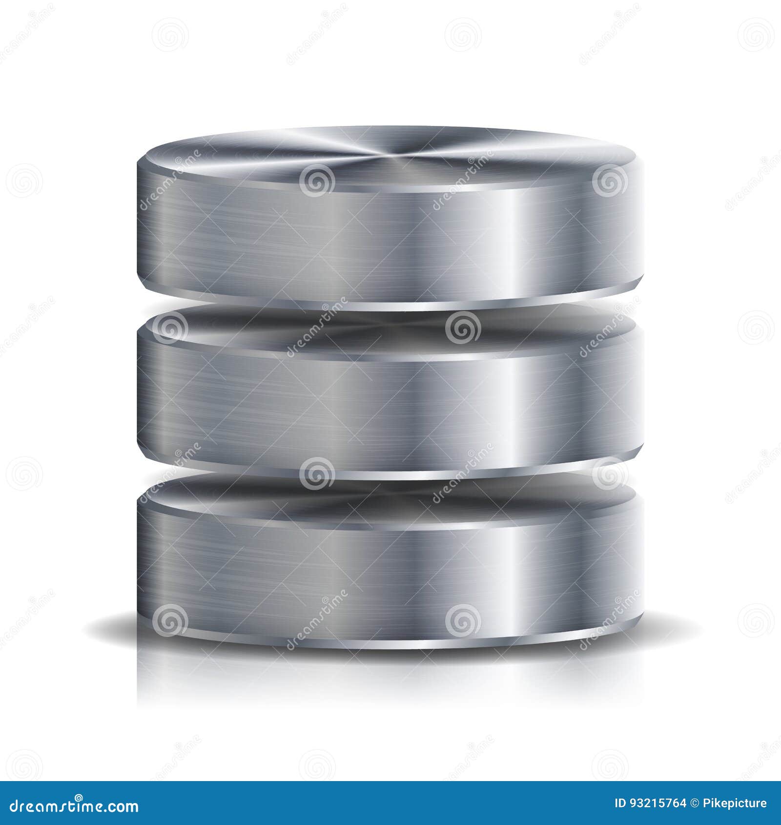 Network Database Disc Icon Vector. Highly Detailed Illustration Of ...
