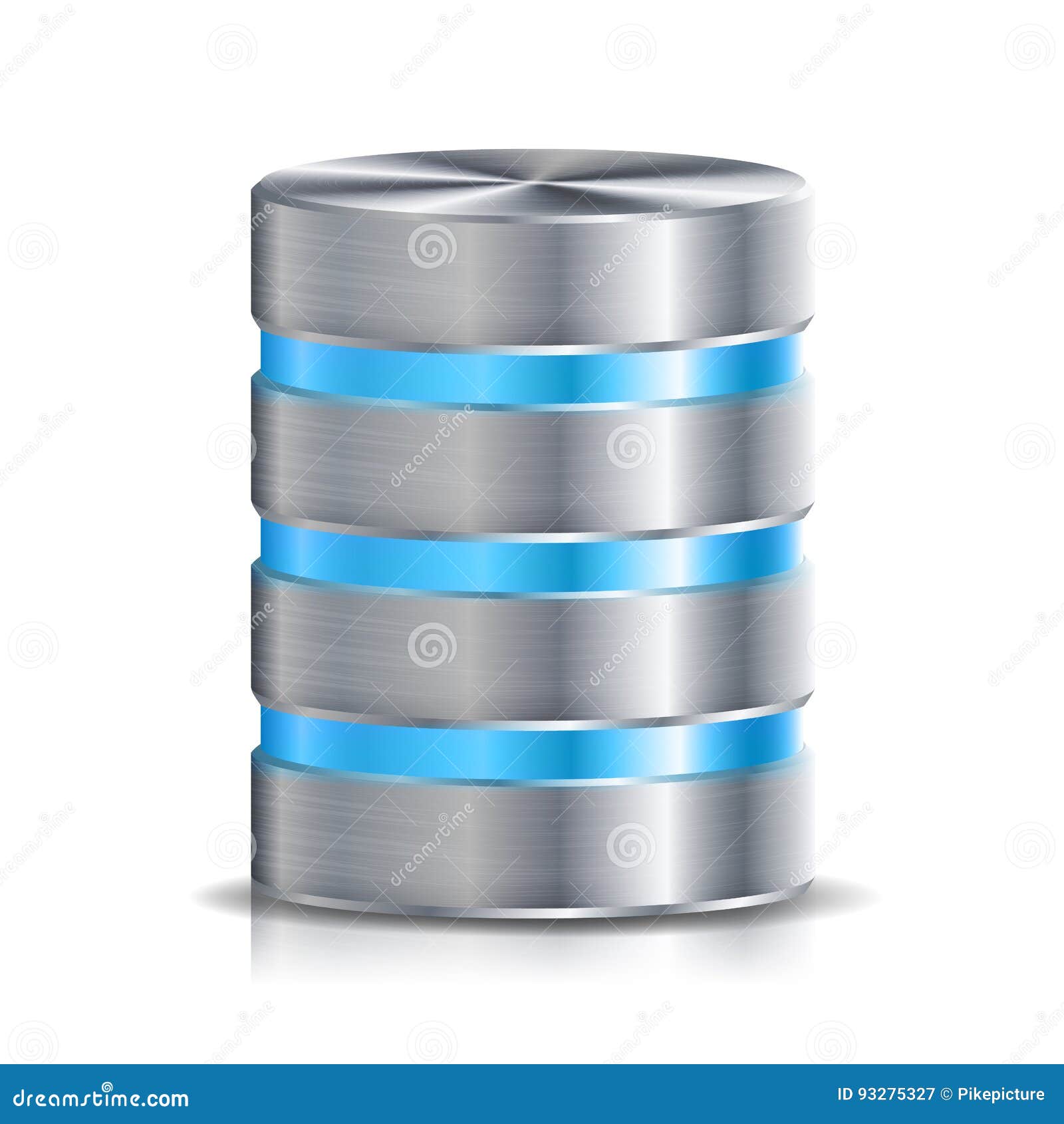 Network Database Disc Icon Vector. Highly Detailed Illustration of ...