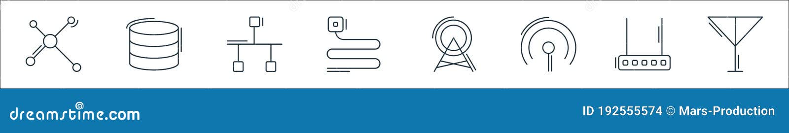 Vector Set Of Ports And Docks Location Guide Creative Symbol Concept ...