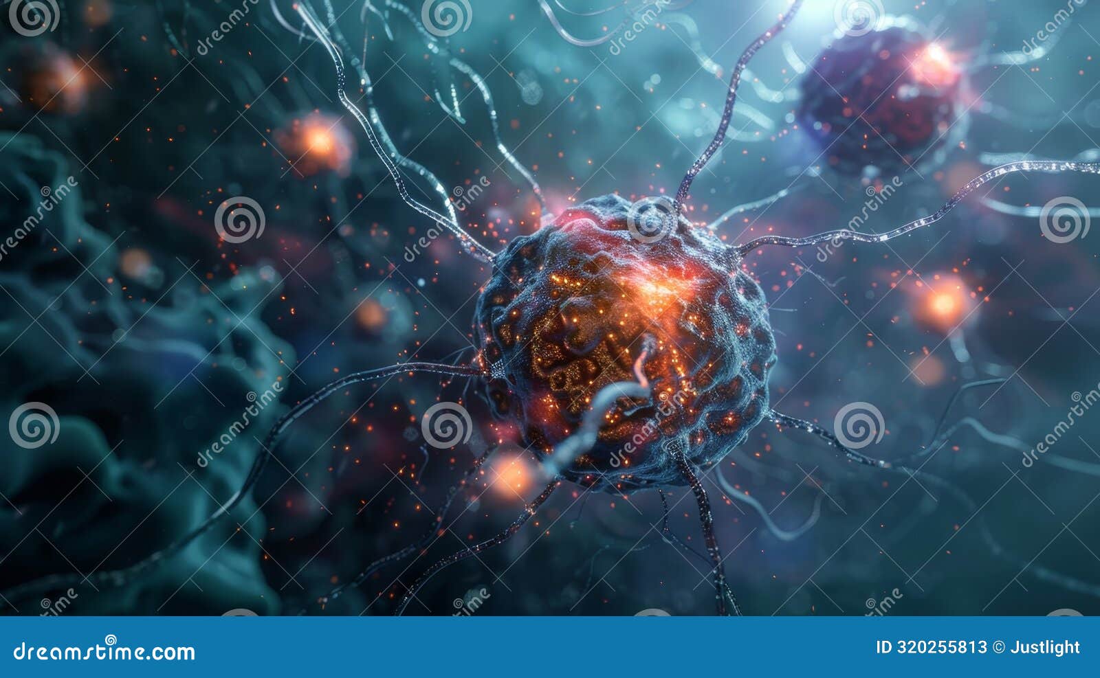 A Network of Dendritic Cells Working Together To Detect and Present ...