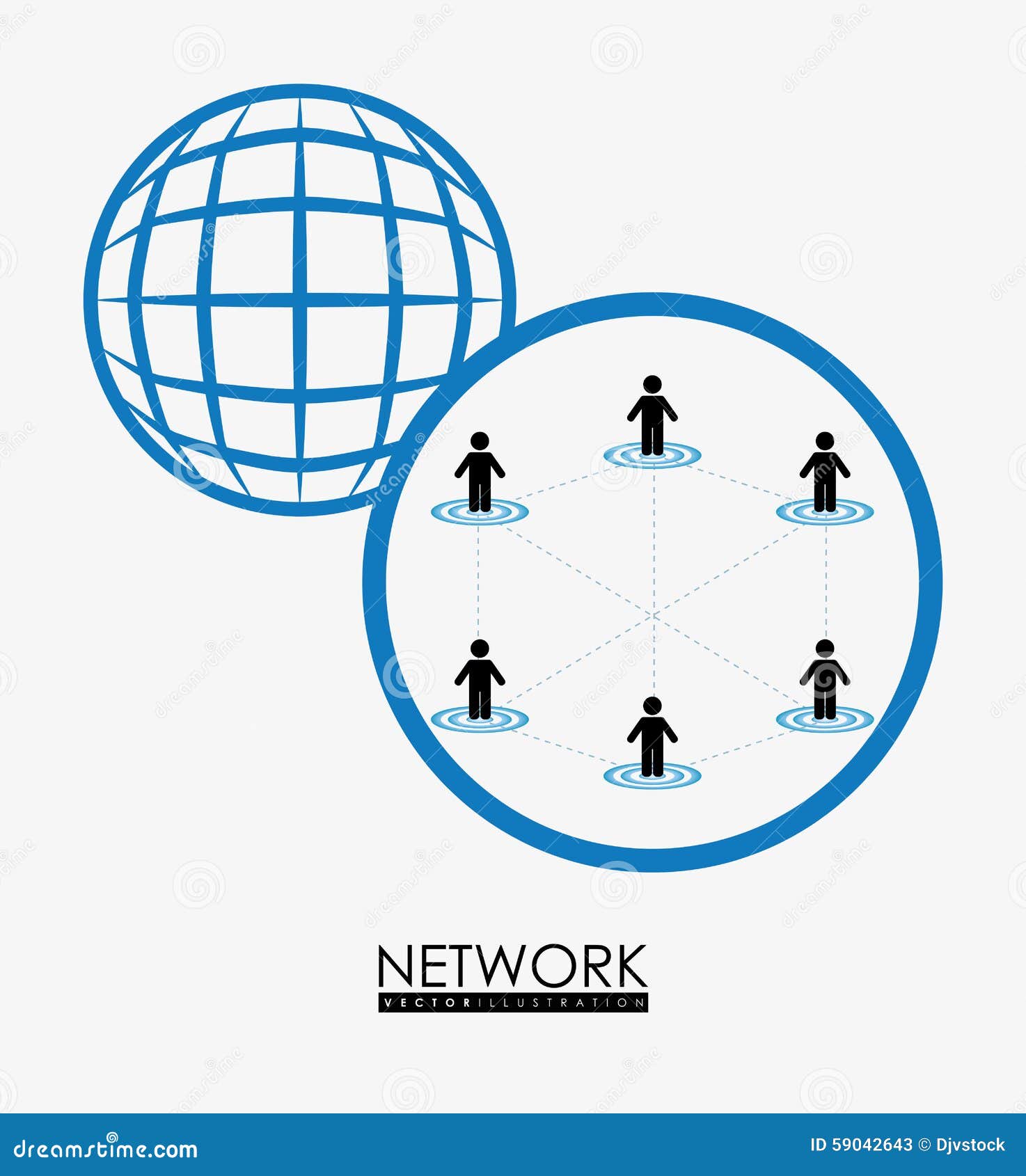 Network design stock vector. Illustration of conceptual - 59042643