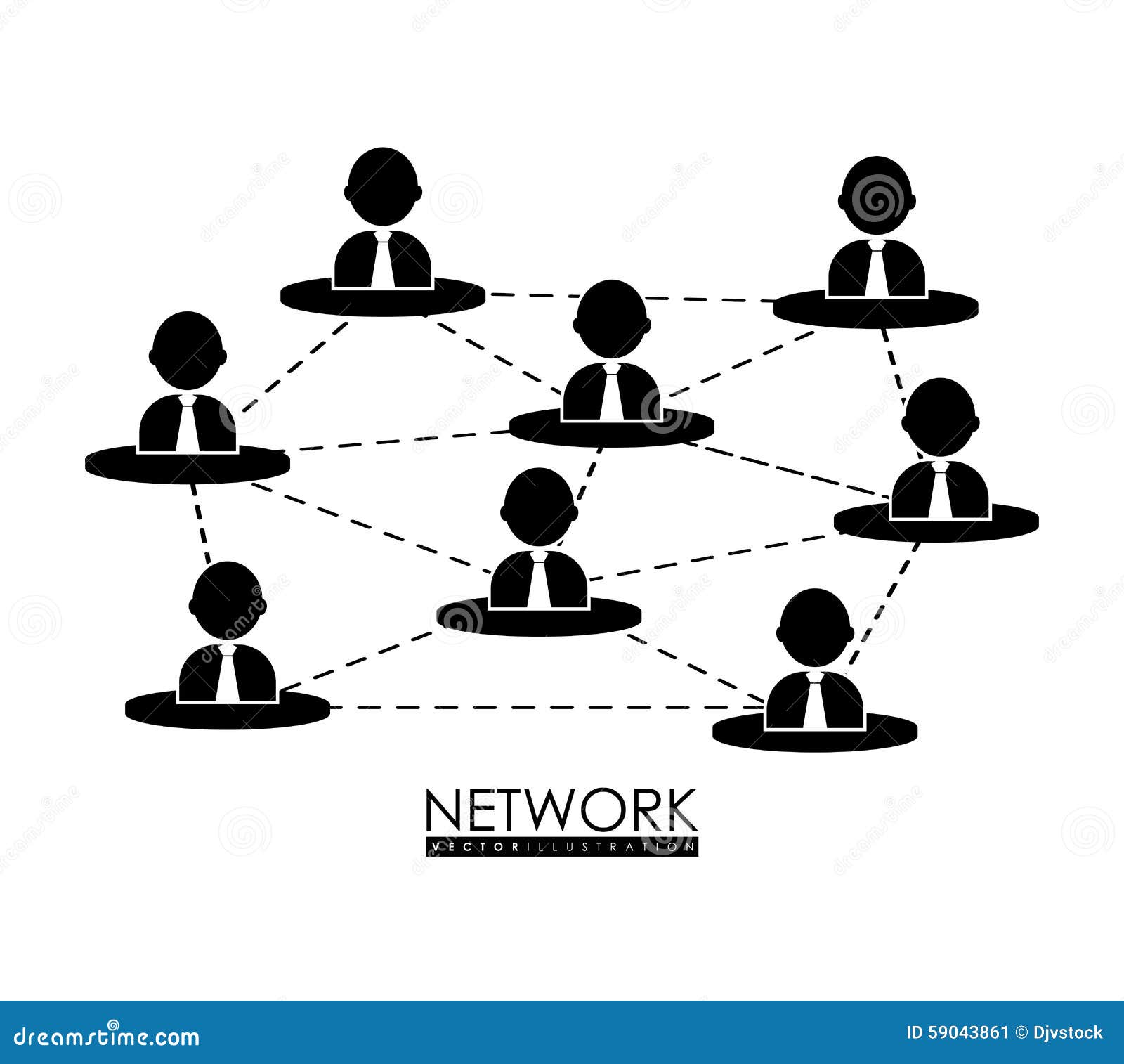 Network design stock vector. Illustration of media, business - 59043861
