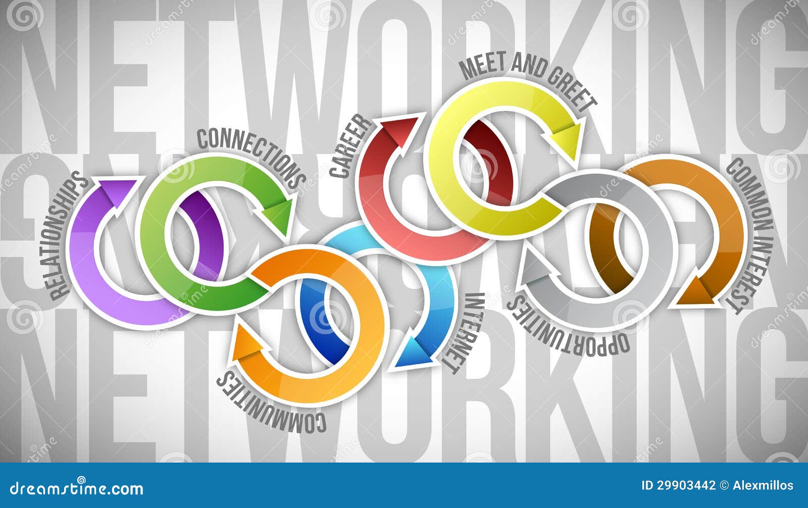 Network Diagram stock illustration. Illustration of cooperation - 29903442