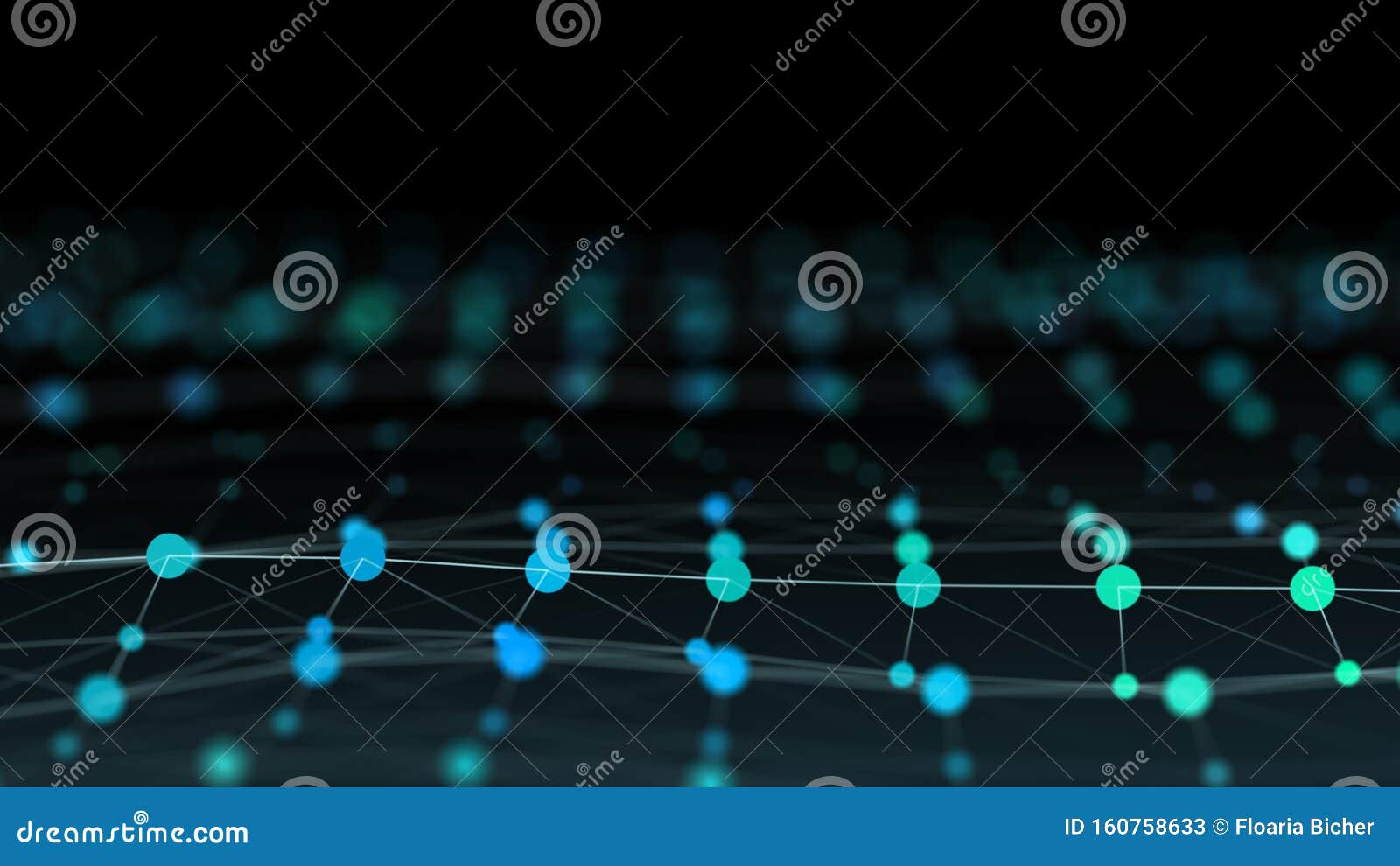 Network Digital Hologram and Internet of Things System. Stock ...