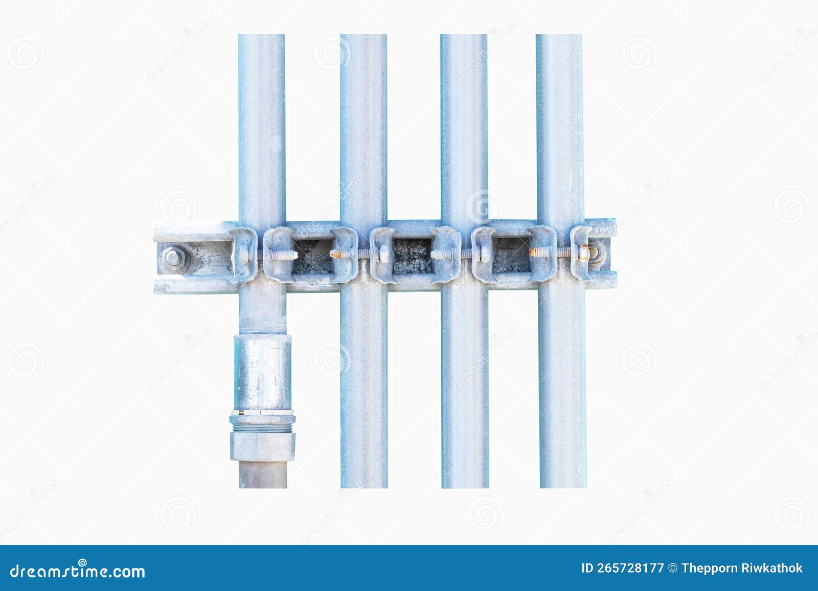 Network Electric Cable with Metal Flex Pipe. Installation of Electrical ...