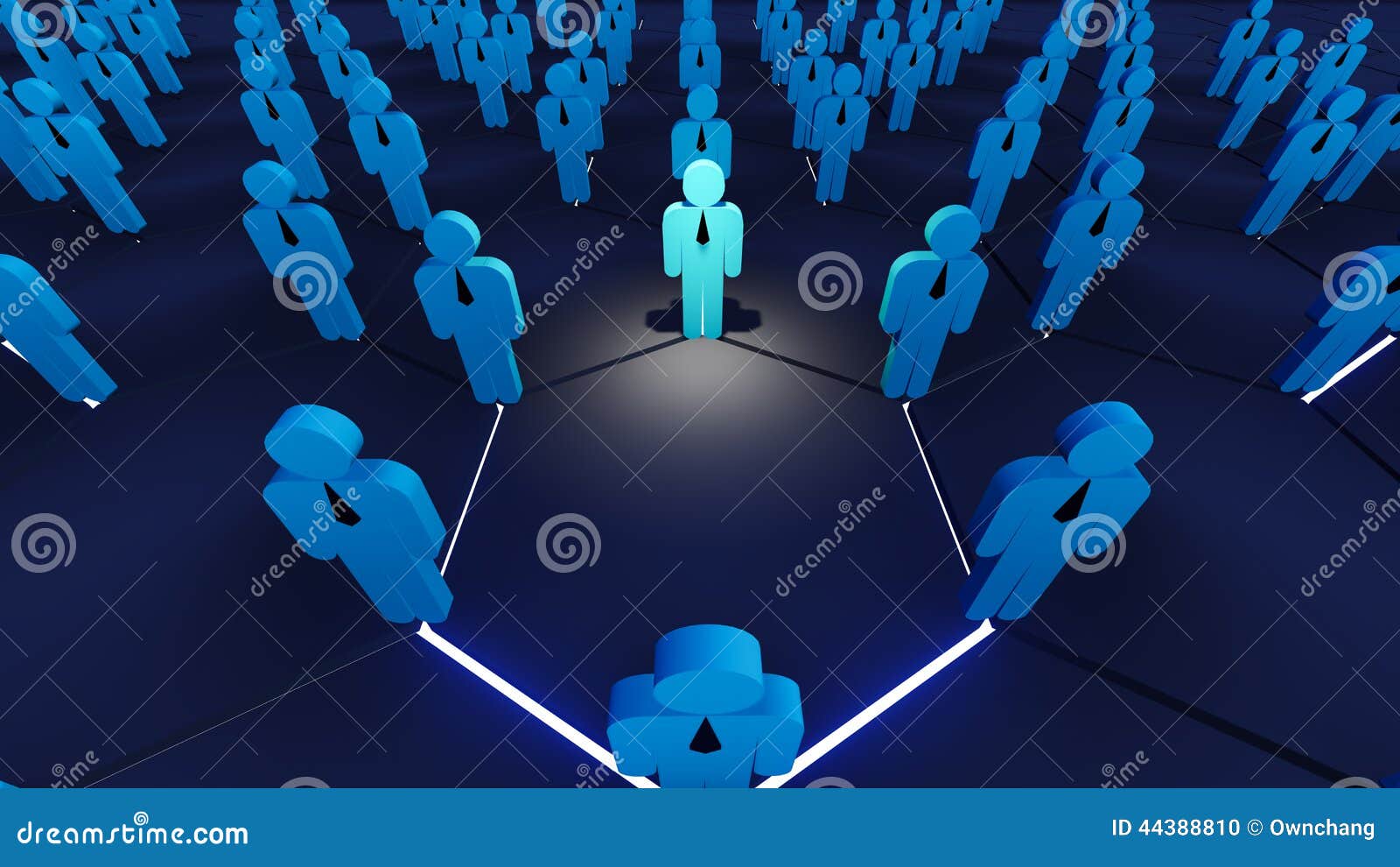 Network stock illustration. Illustration of businessman - 44388810