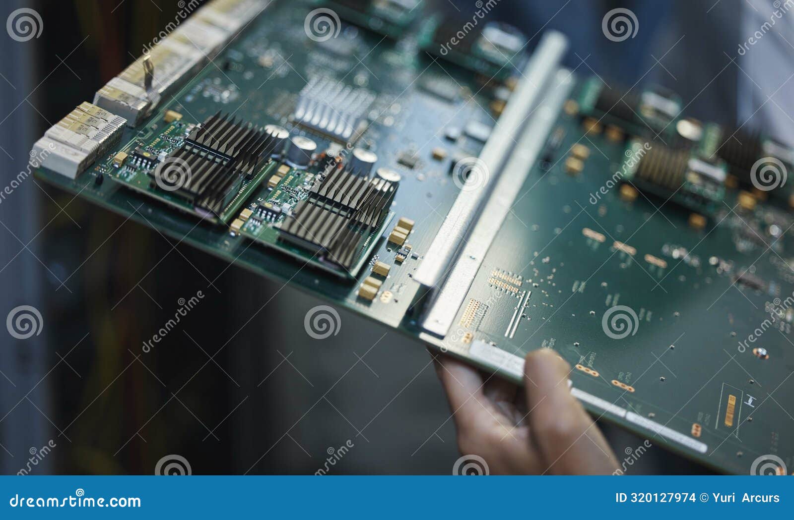 Network Engineer, Motherboard and Server Room for Internet ...