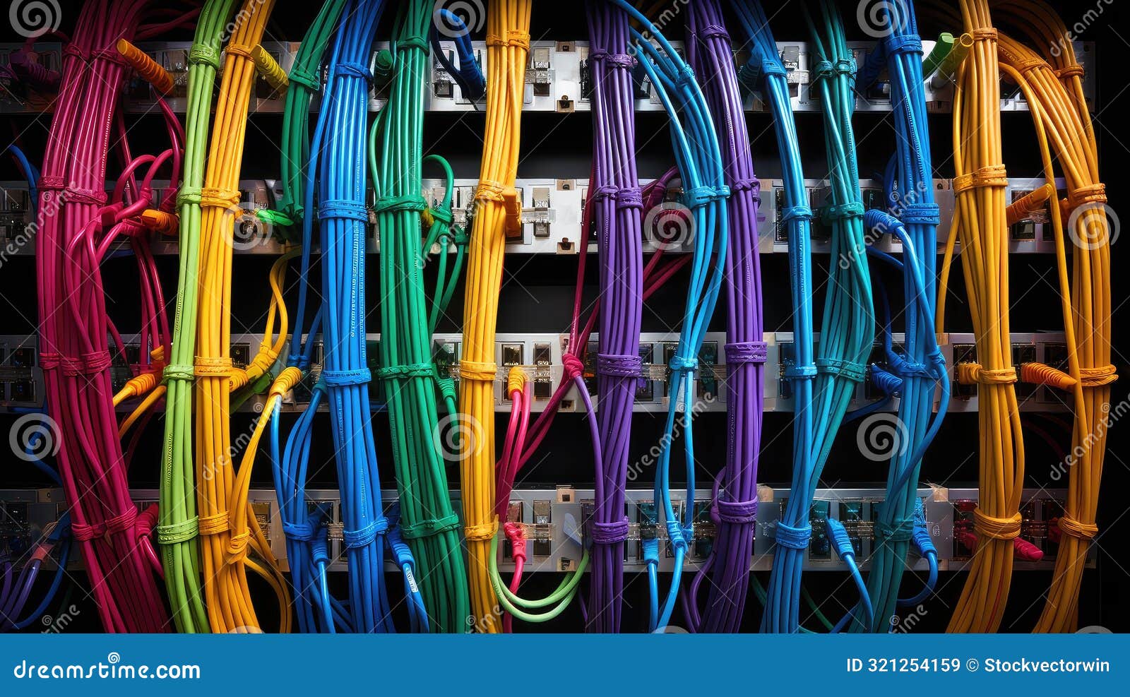 Network And Ethernet Cable. RJ45 Modular Plugs For Solid Cat5, RJ45 ...