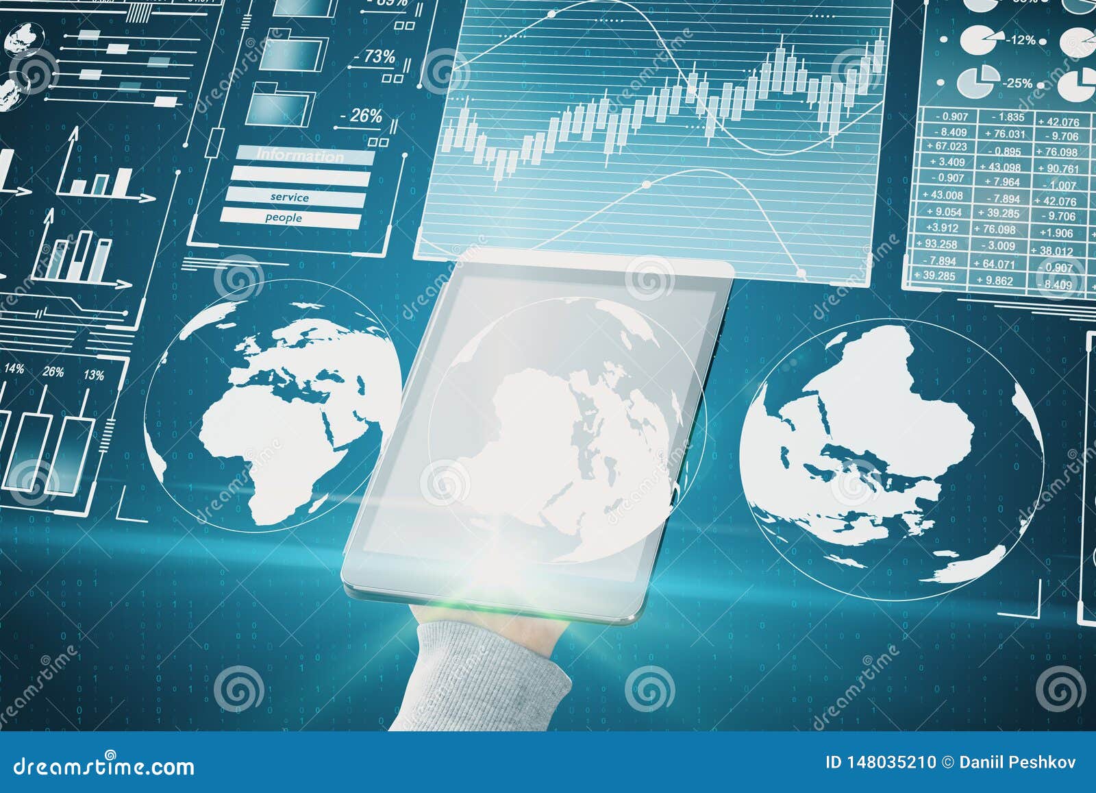 Network and Finance Concept Stock Photo - Image of glowing, diagram ...