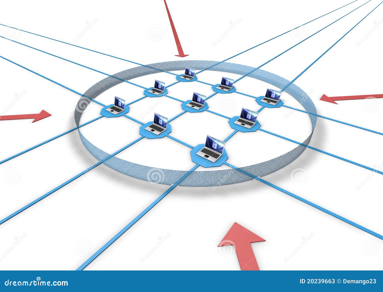 Network And Firewall Stock Image | CartoonDealer.com #20239663