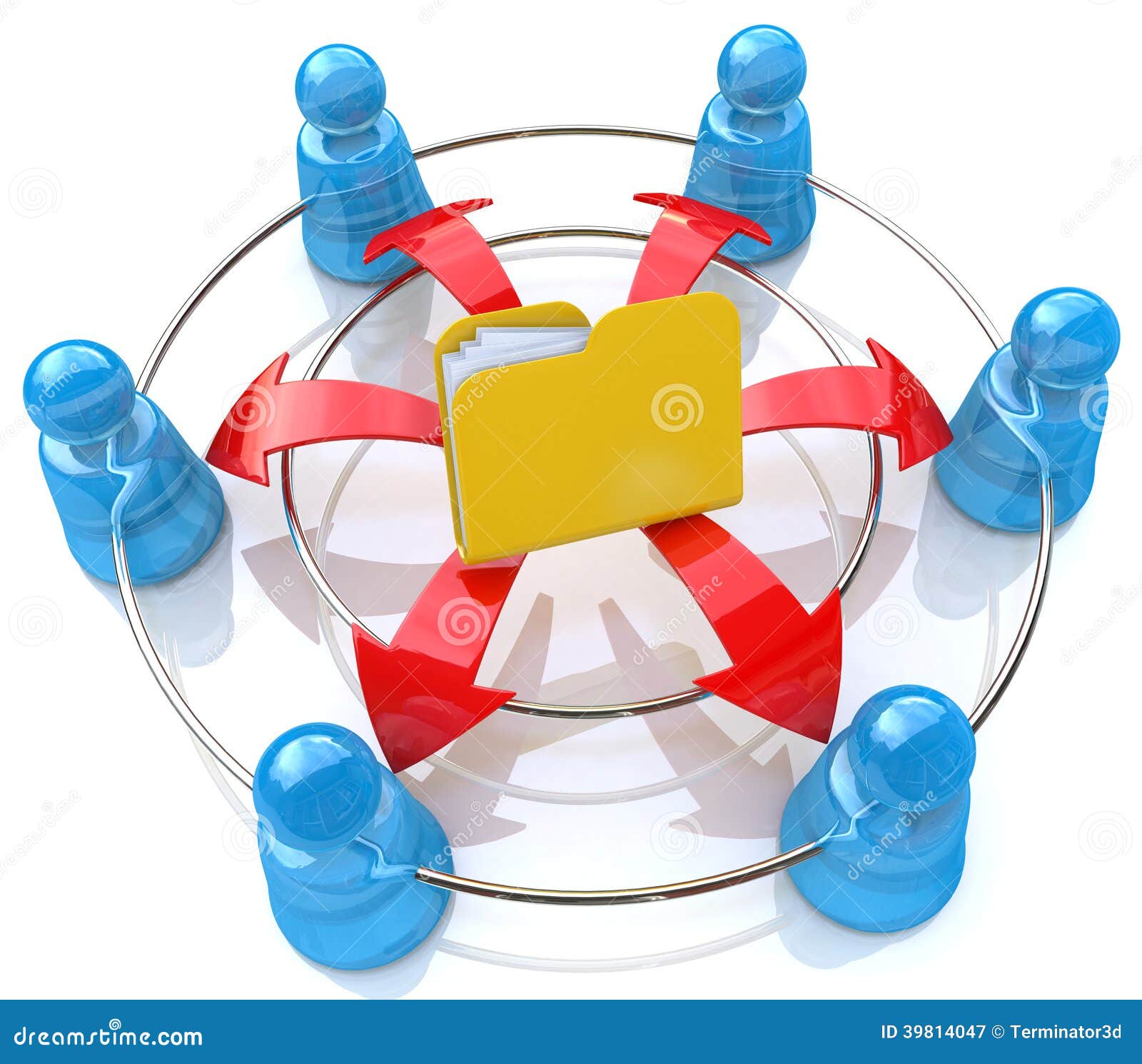 Network Folder stock illustration. Illustration of communication - 39814047