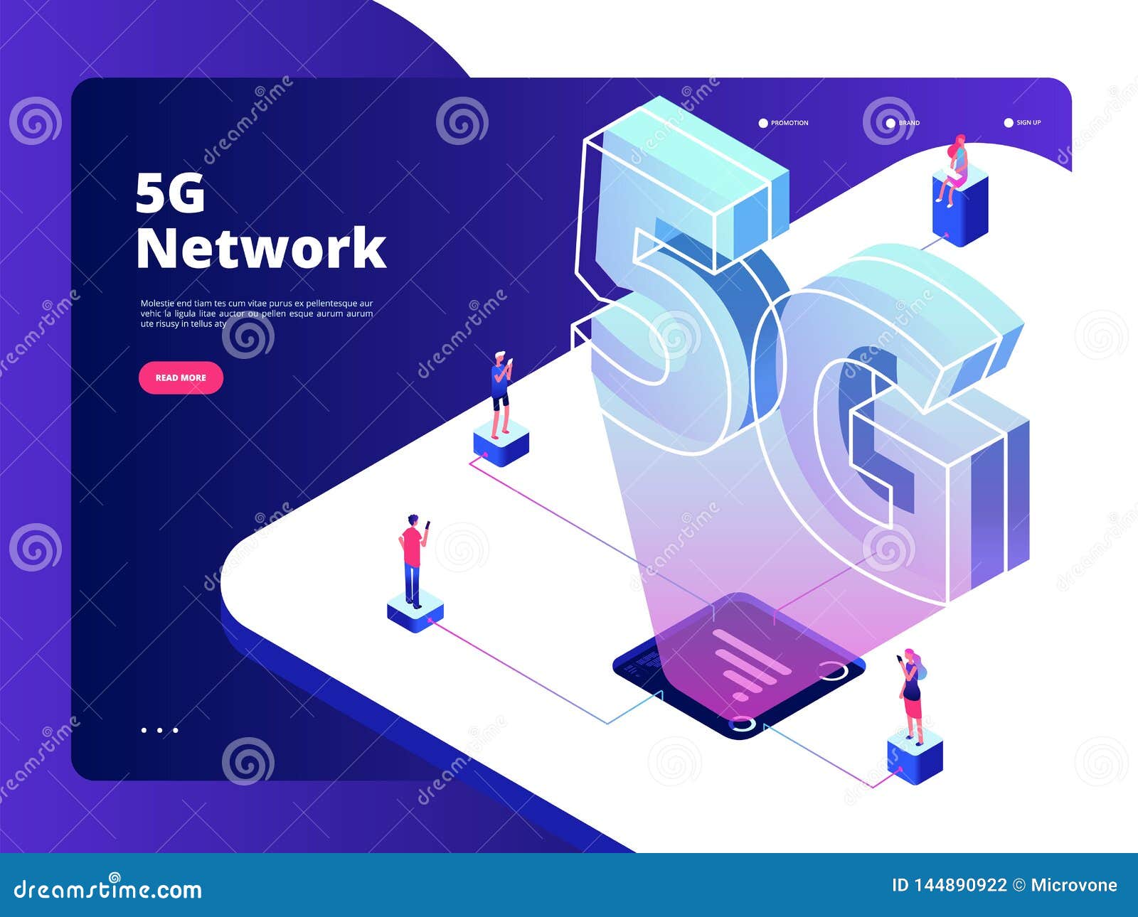 Network 5g. Wireless Data Transmission 5g Technology Internet Speed ...
