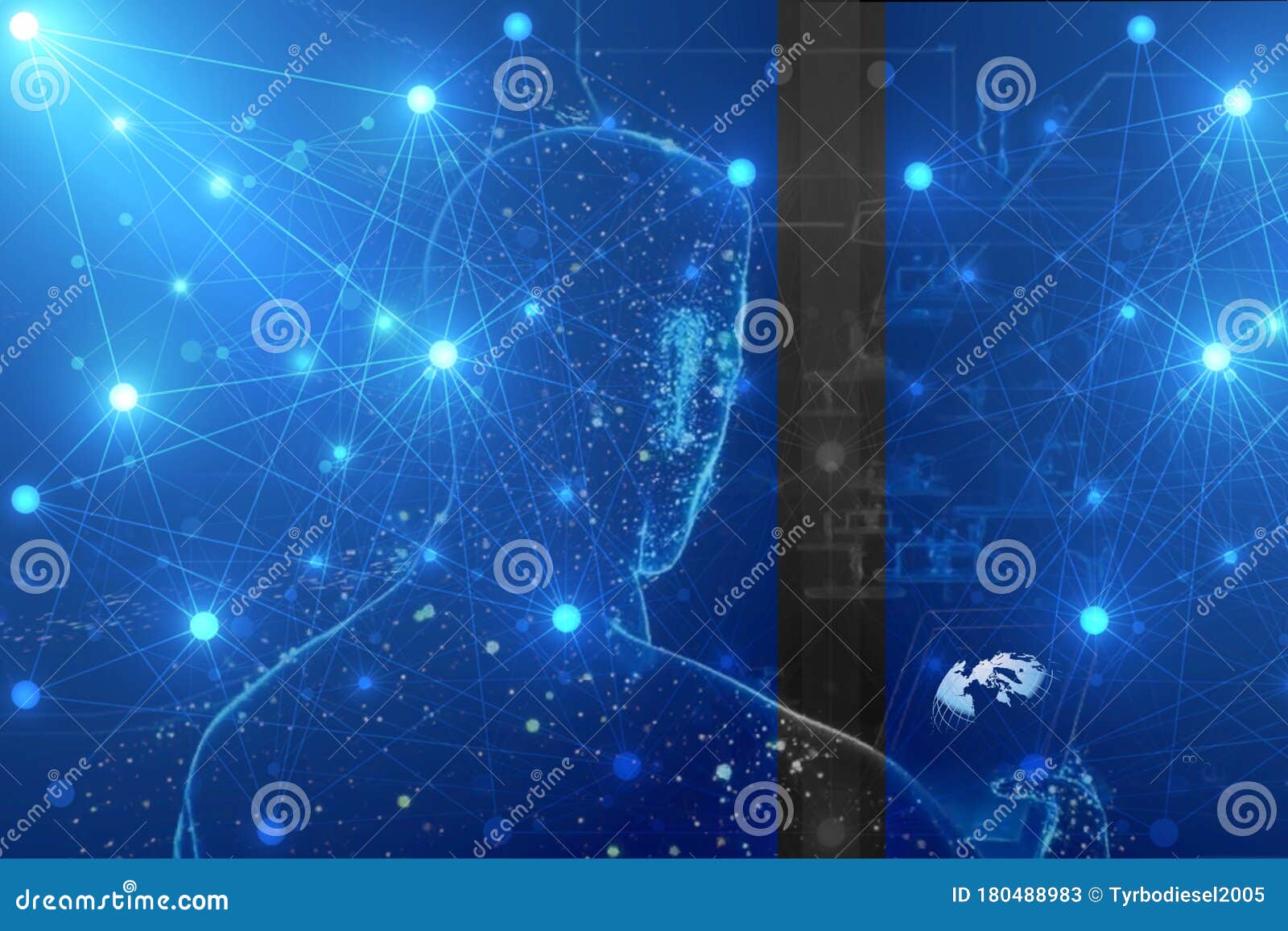 Network, Global Network Connection and Data Exchanges, Global ...