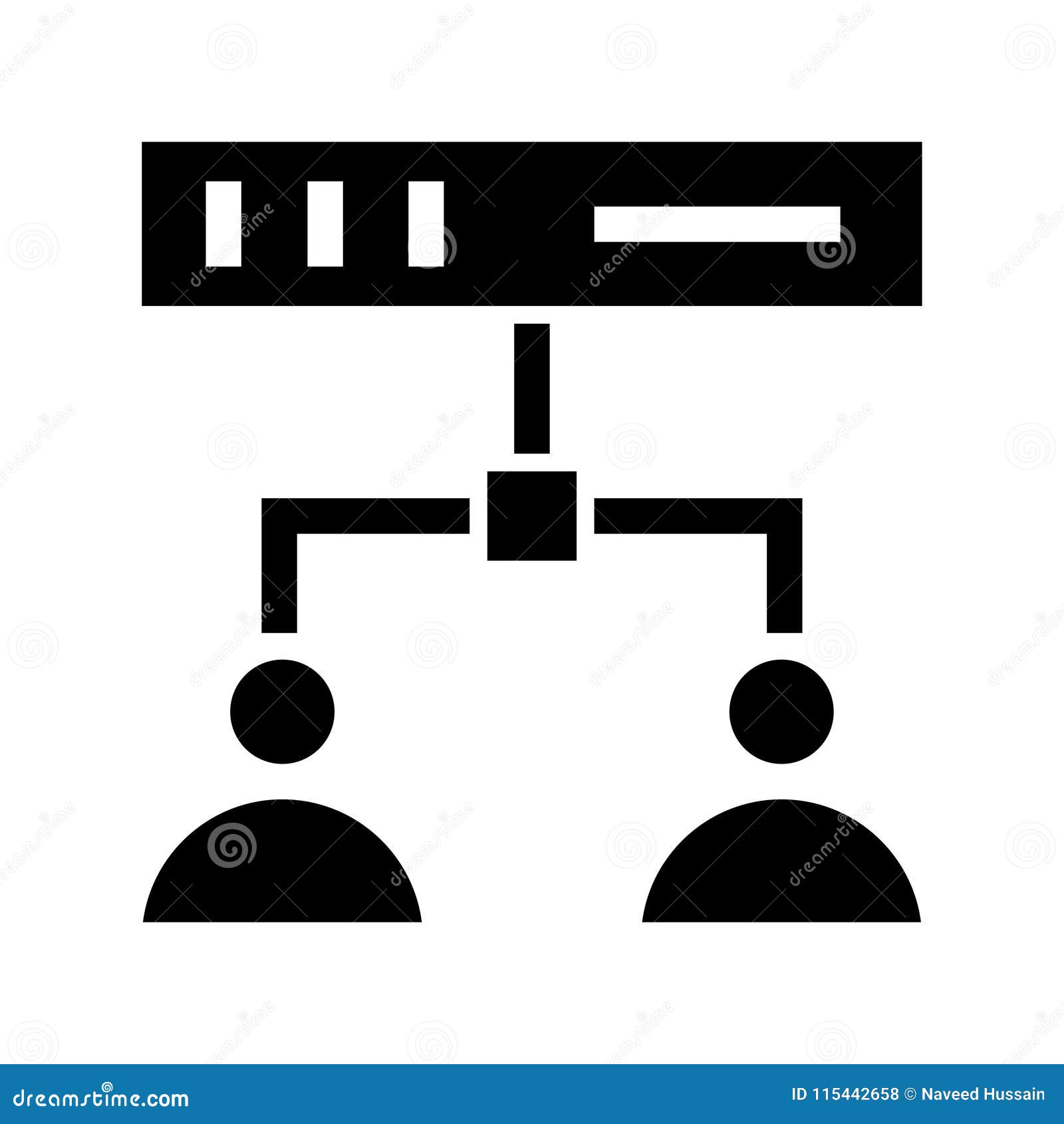 Network glyphs icon stock illustration. Illustration of icon - 115442658