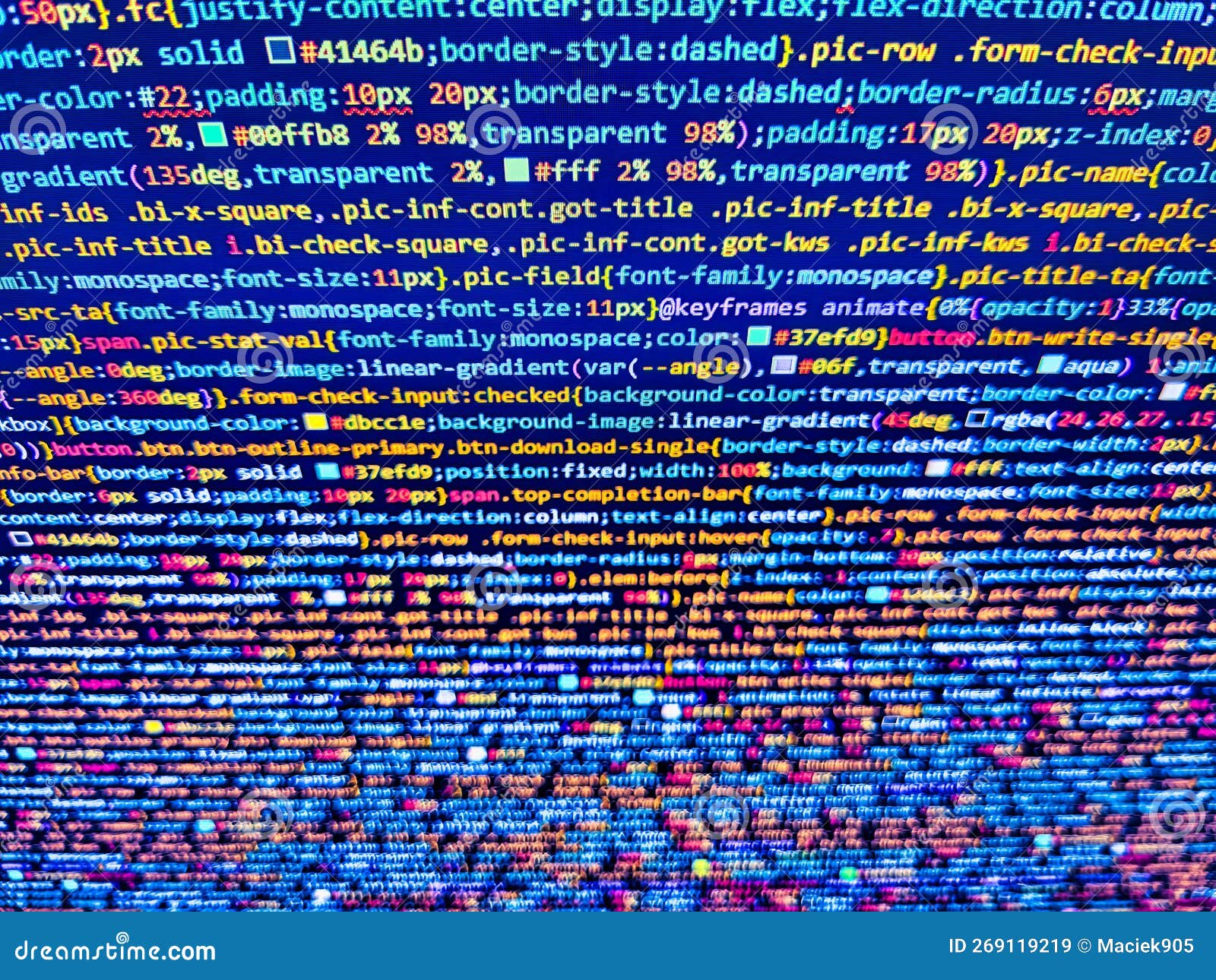 Network Hacking. Abstract Software Process. Fabric Tweed Texture, Background. Software Developer ...