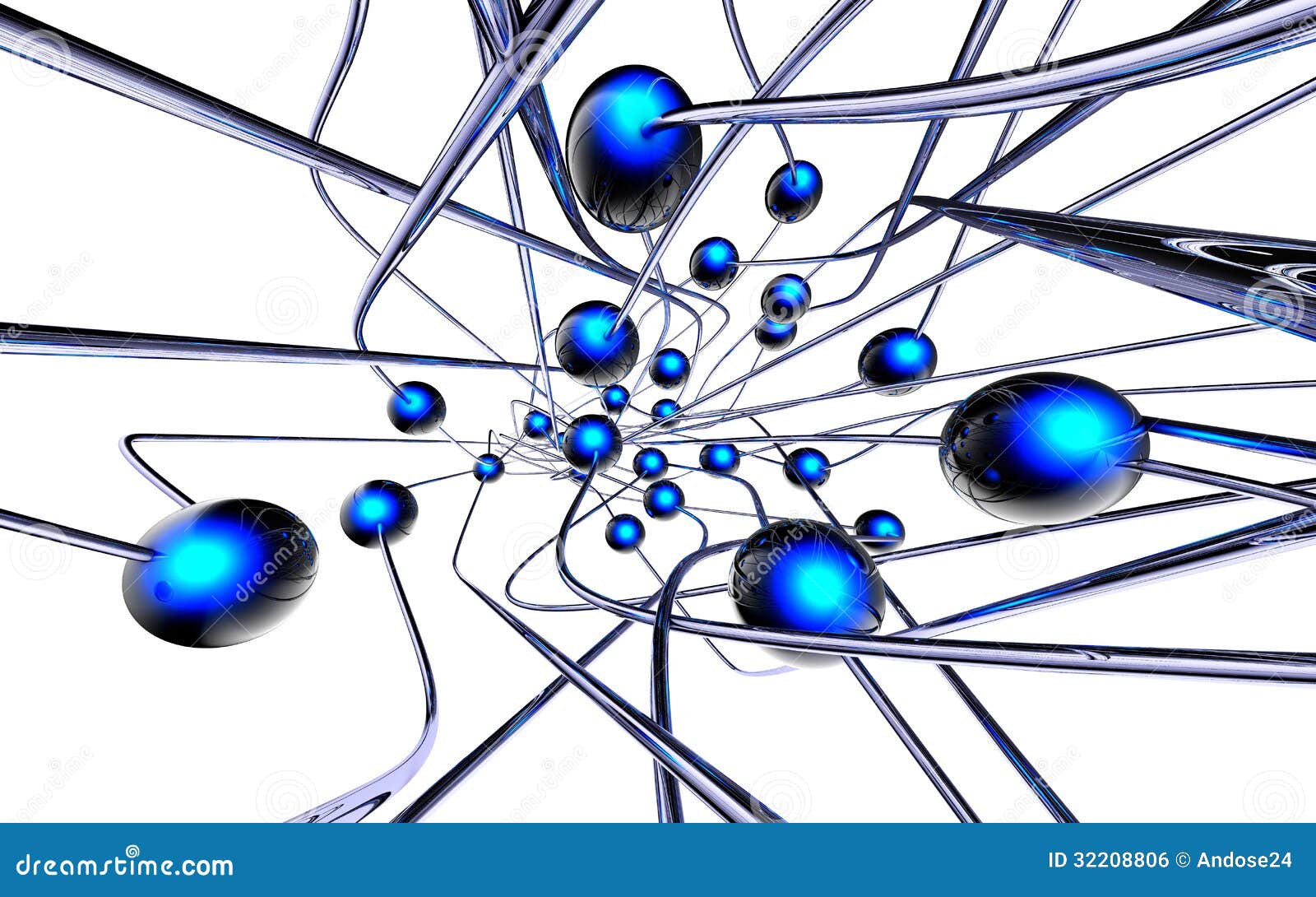 Network stock illustration. Illustration of computer - 32208806