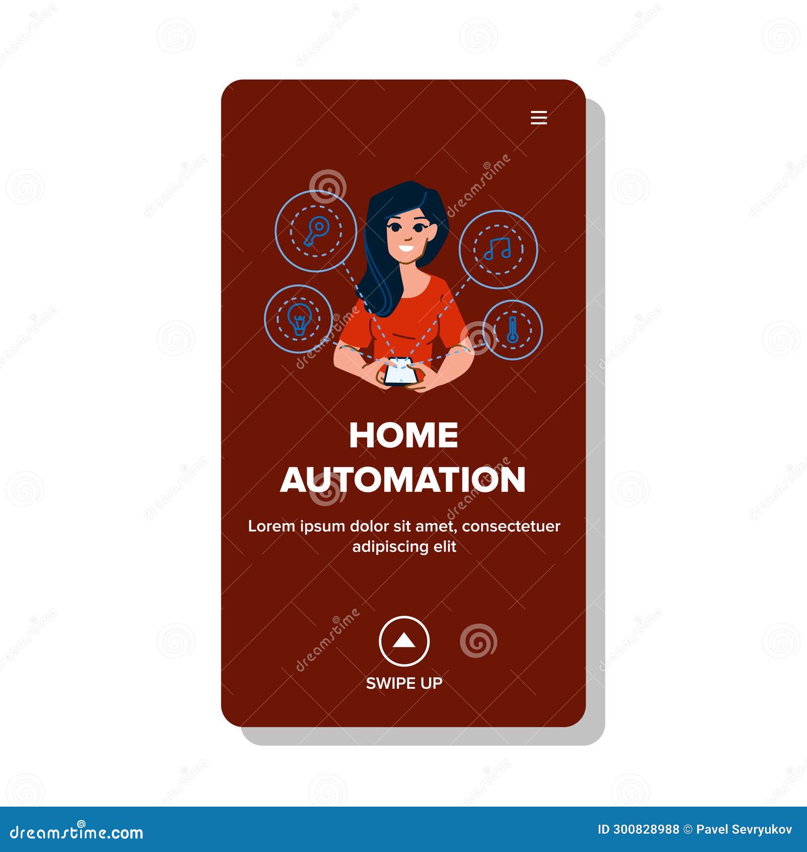 Network Home Automation Vector Stock Vector - Illustration of ...