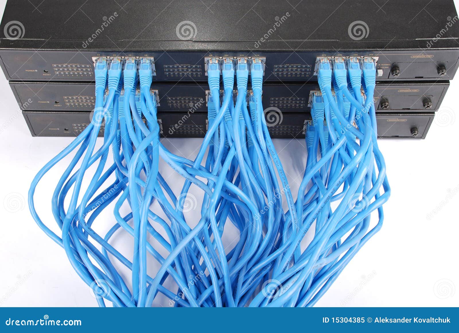 Network hub stock image. Image of switch, global, blue - 15304385