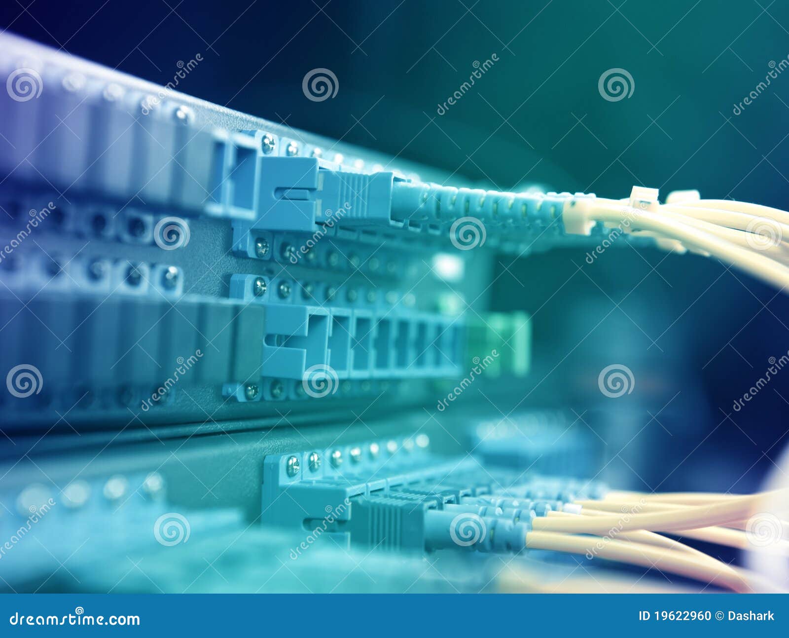 Network hub stock photo. Image of digital, blue, equipment - 19622960