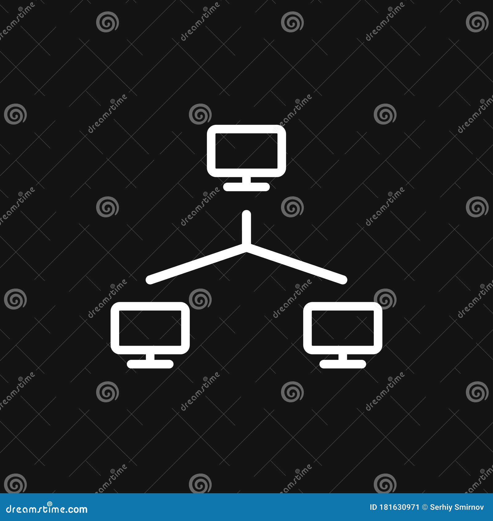 Network Icon, Computing and Computer Network Symbol Stock Illustration ...