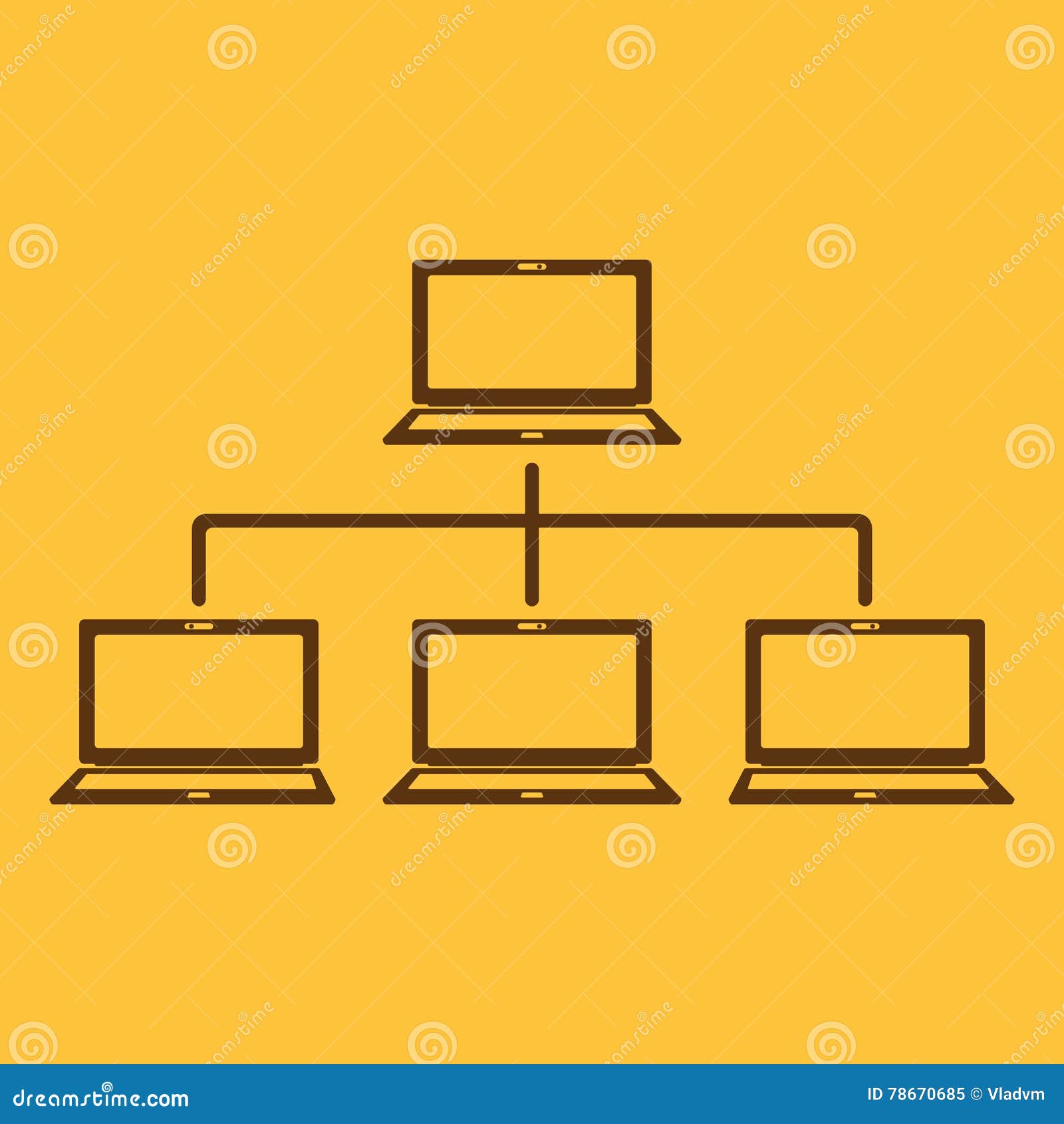 The Network Icon. Connection and Internet, Database Symbol Stock Vector ...