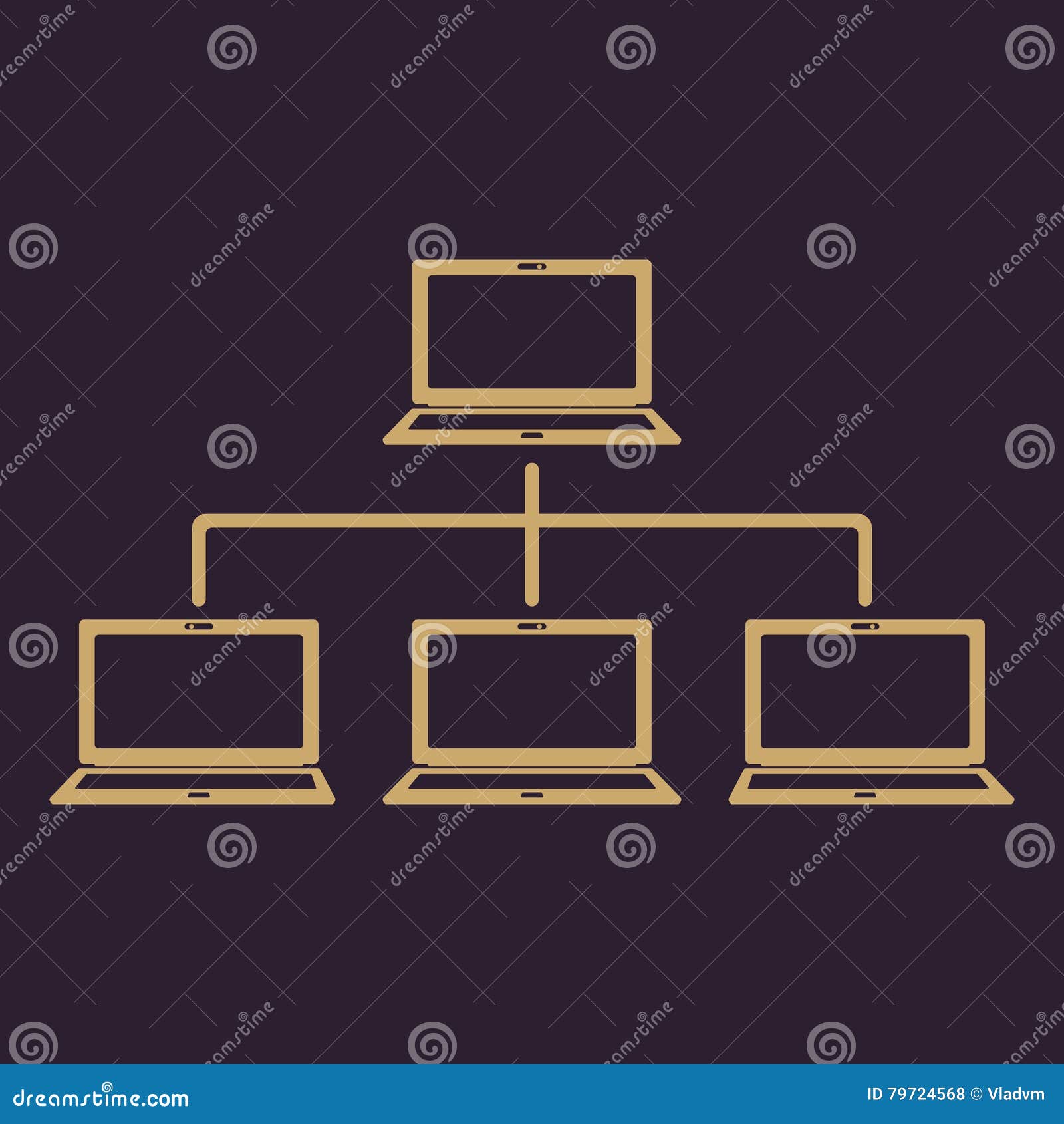 The Network Icon. Connection and Internet, Database Symbol Stock Vector ...