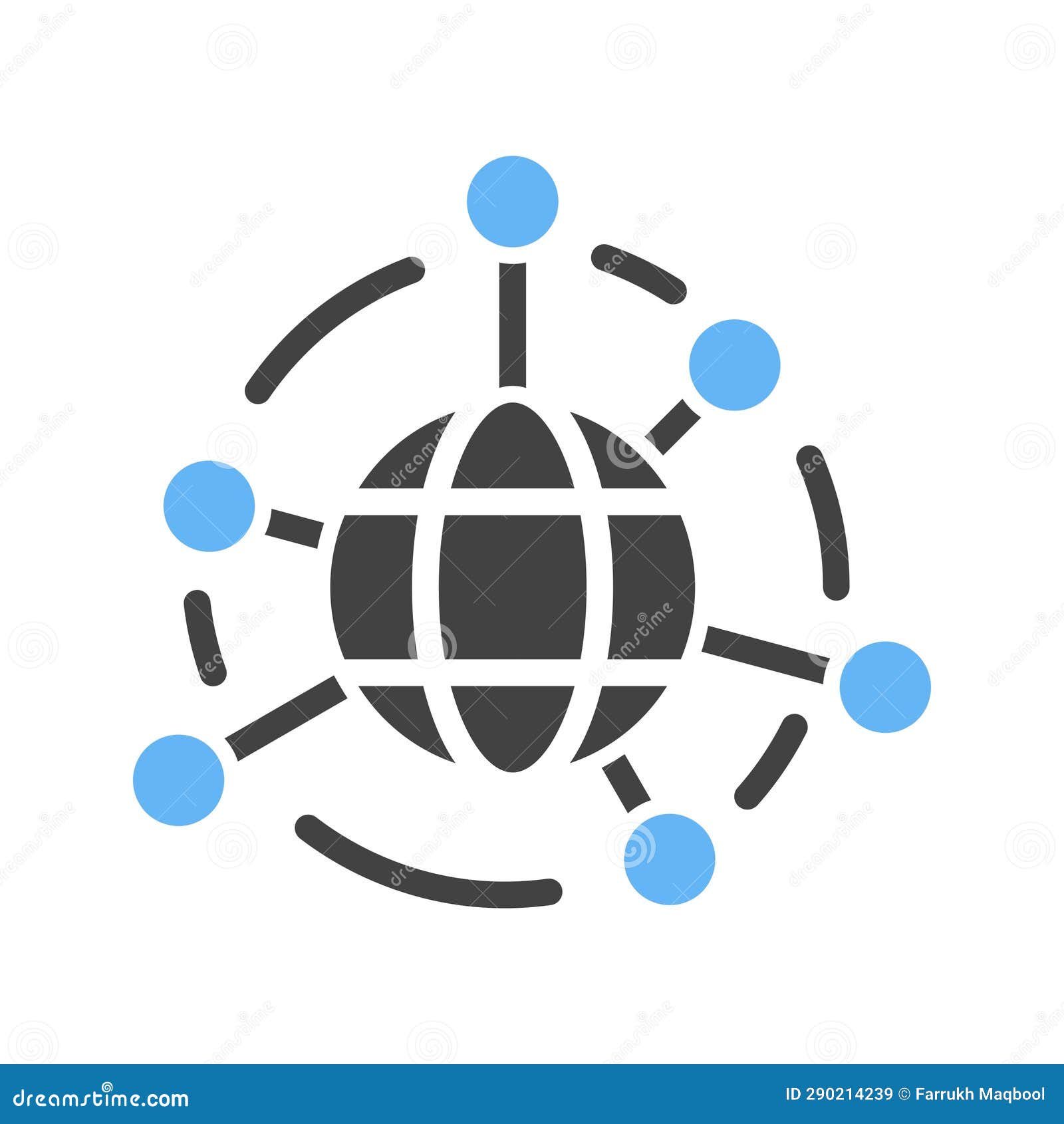 Network Icon Image. stock illustration. Illustration of symbol - 290214239
