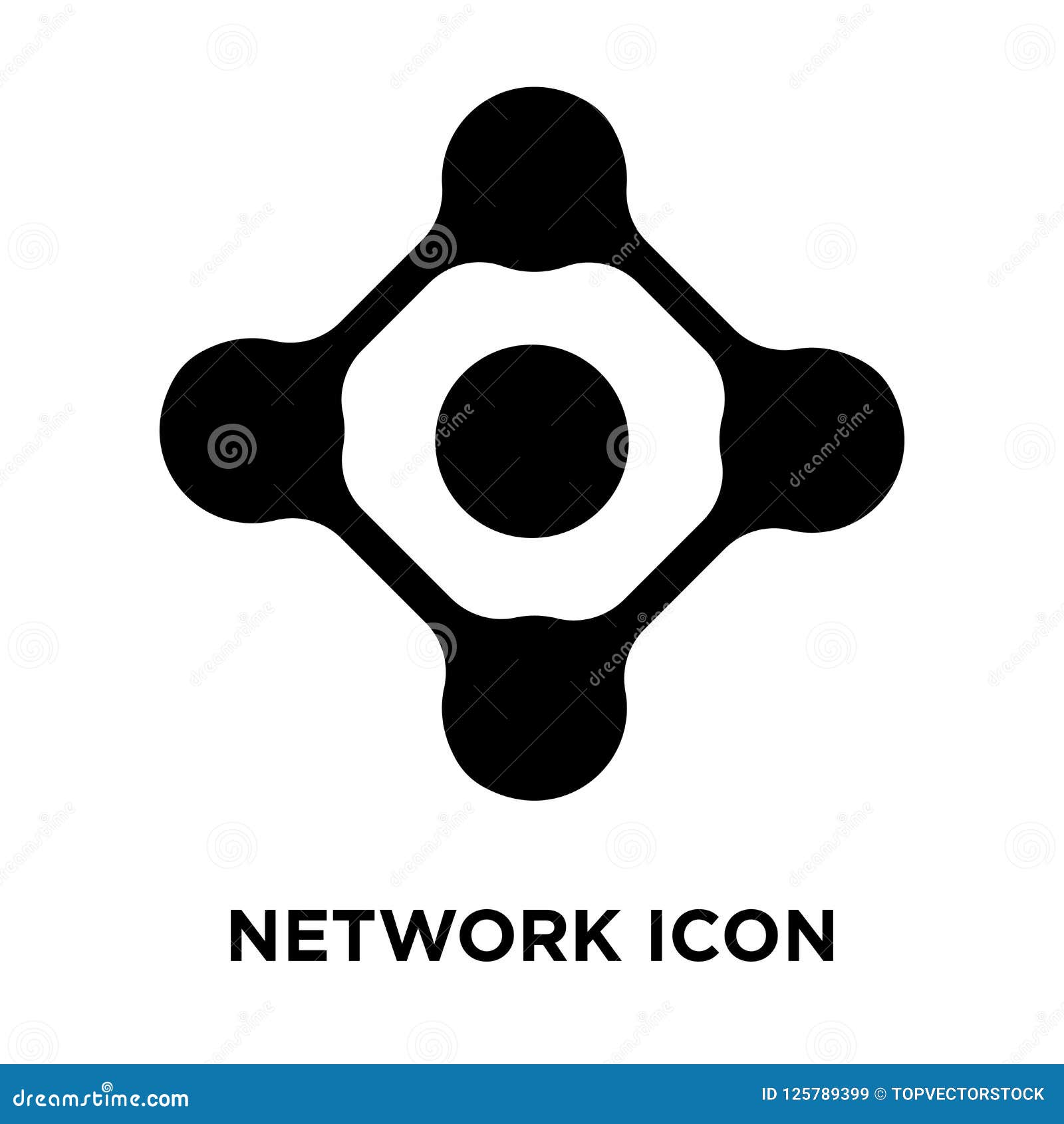Network Icon Vector Isolated on White Background, Logo Concept O Stock ...