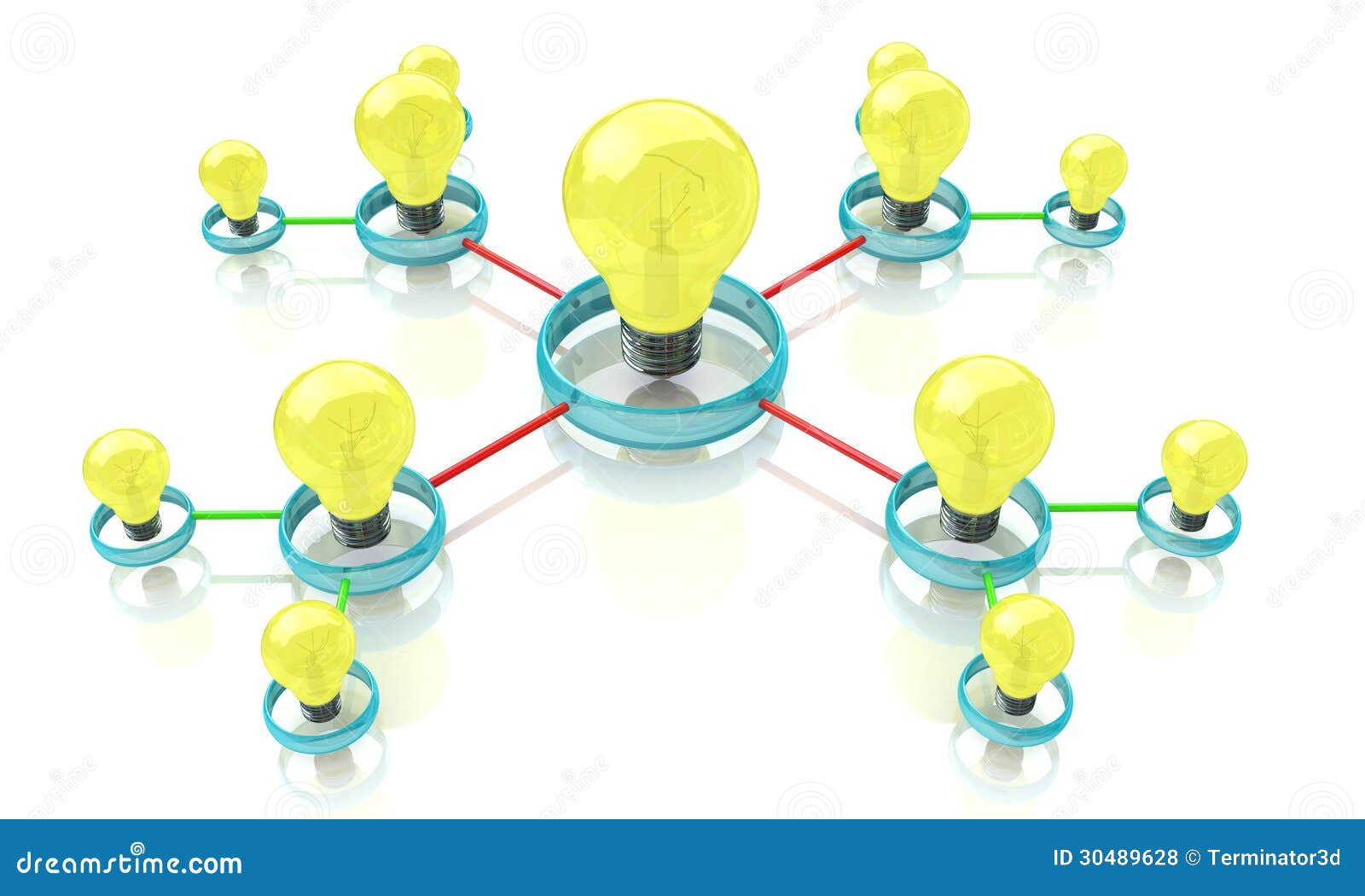 Network Of Ideas Royalty Free Stock Photos - Image: 30489628