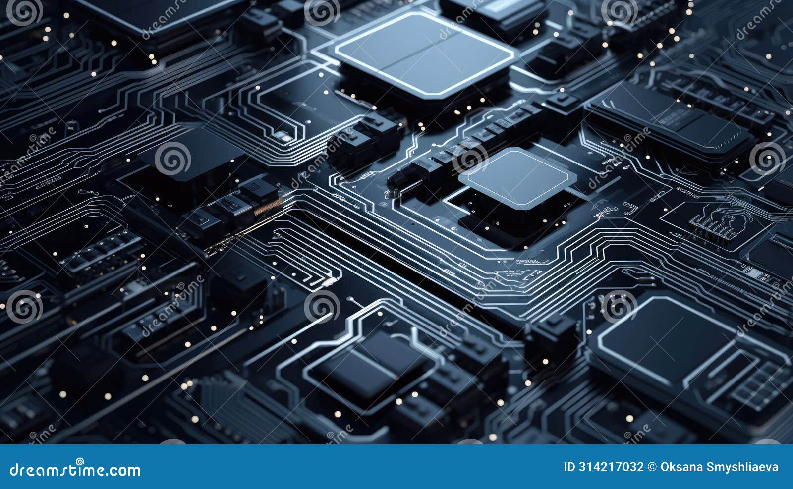 A Network of Illuminated Circuitry, this Image Encapsulates the Heart ...