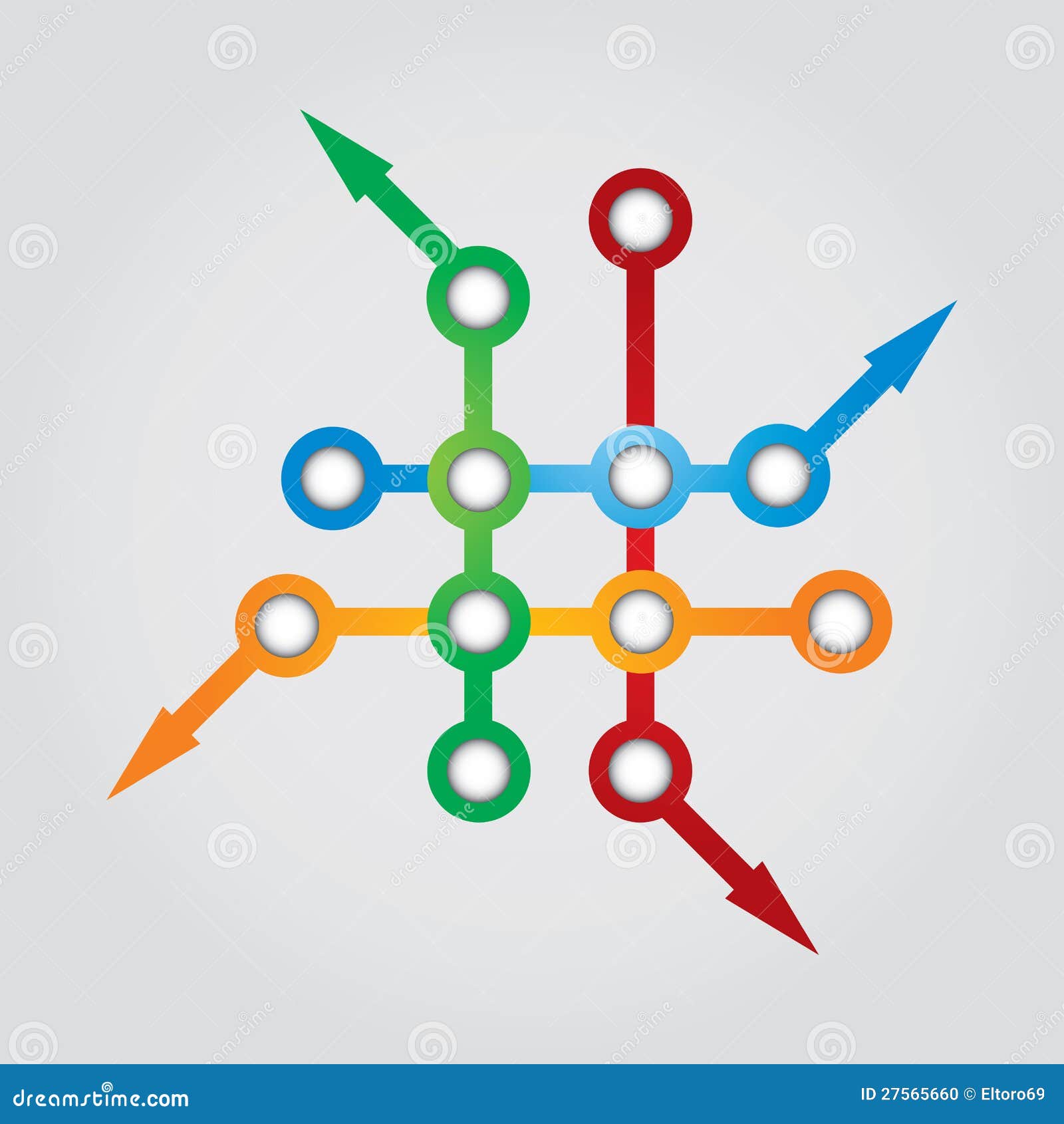 Network illustration stock illustration. Illustration of cooperation ...