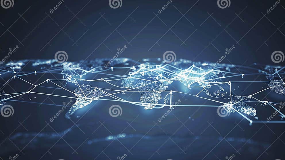 A Network of Interconnected Arrows or Lines between Different Countries ...