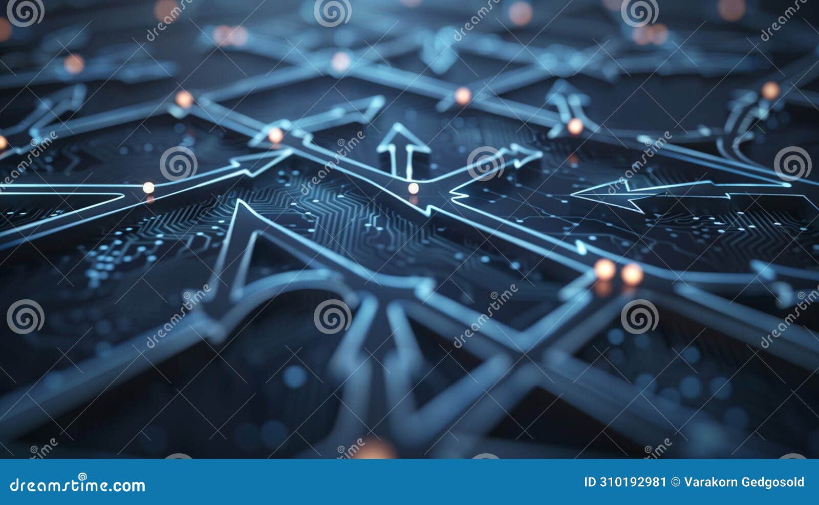 A Network of Interconnected Arrows or Lines between Different Countries ...