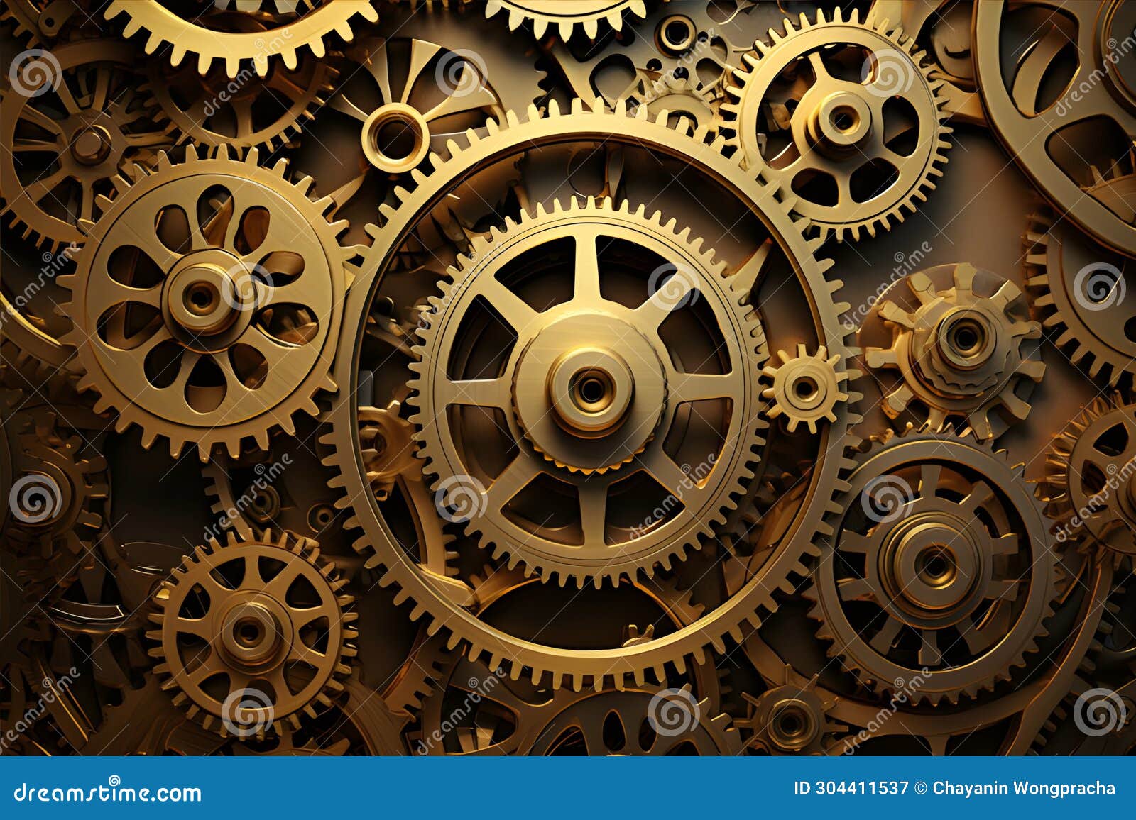 Network of Interconnected Brass Gears Showcases the Complexity and ...