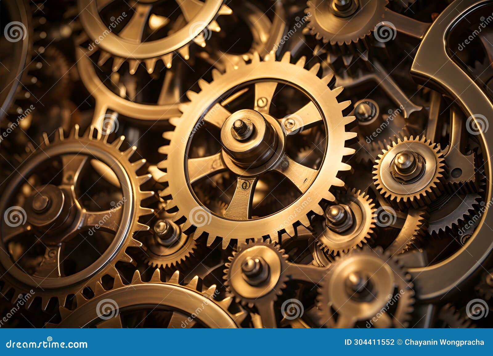 Network of Interconnected Brass Gears Showcases the Complexity and ...